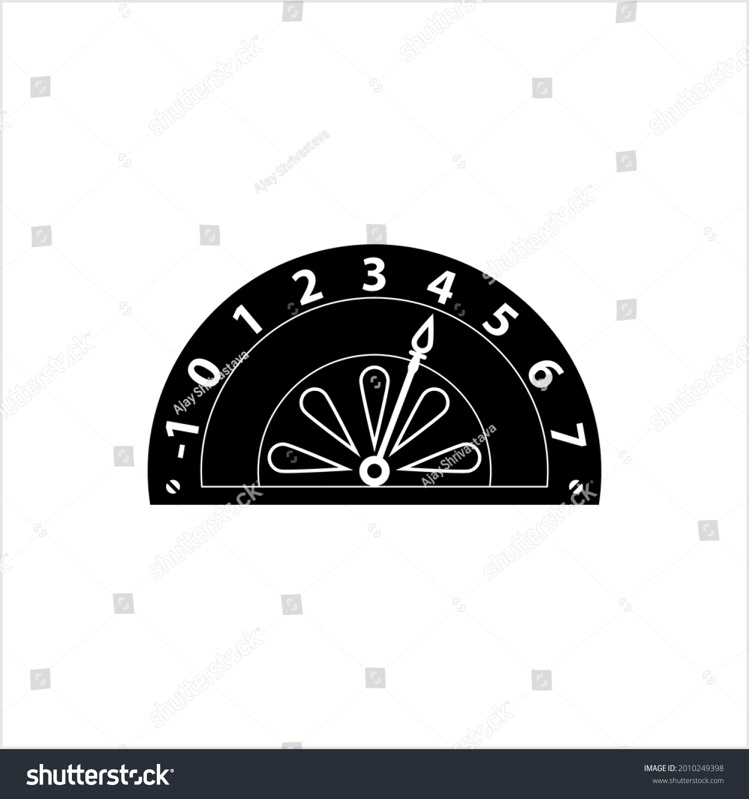 Elevator Dial Icon Floor Indicator Dial Stock Vector (Royalty Free ...