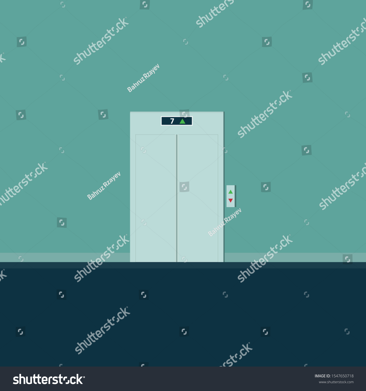 Elevator Icon Graphic Element Illustration Template: vector de stock ...