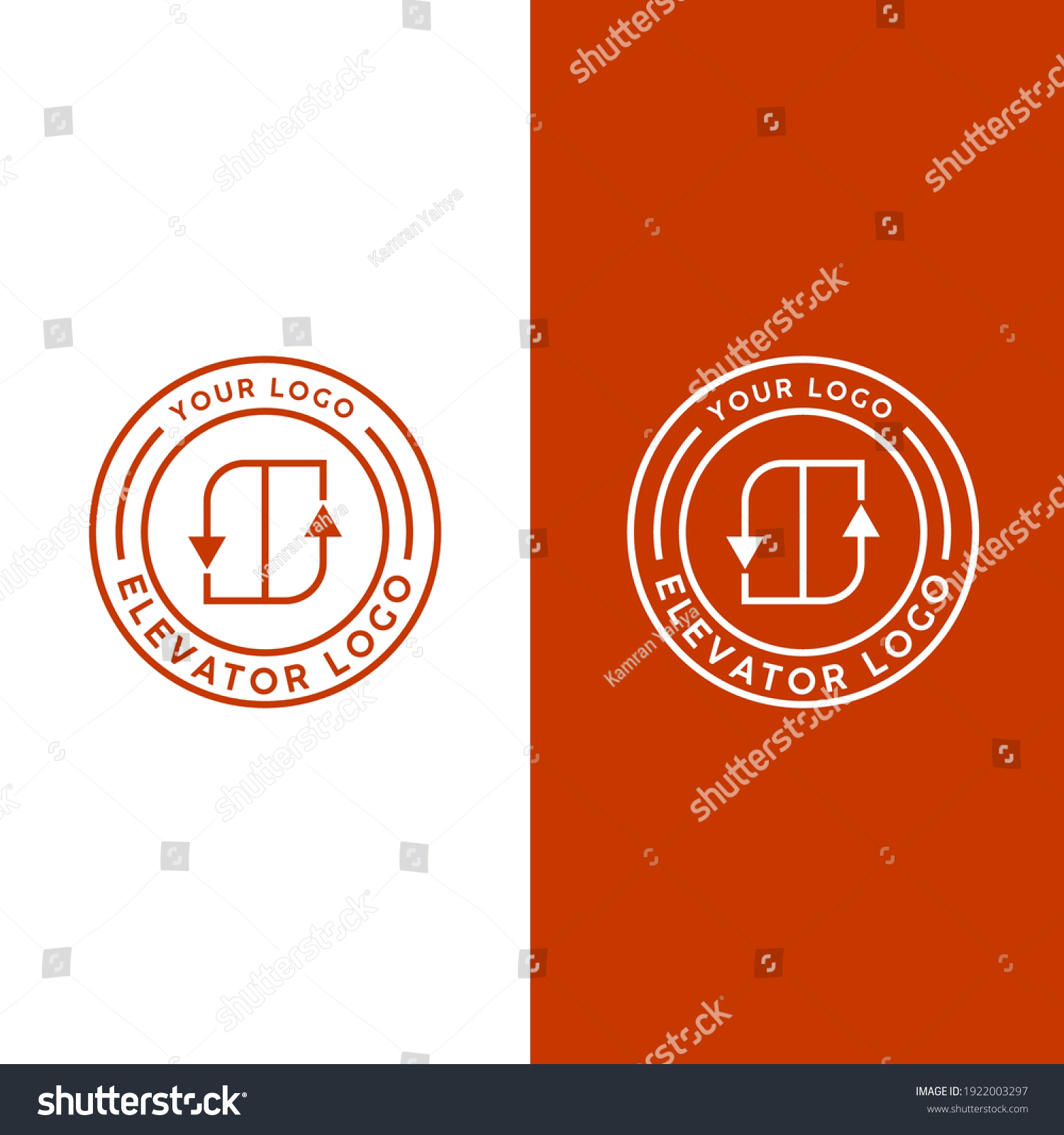 Elevator Logo Design Creative Minimal Logotype: vetor stock (livre de ...