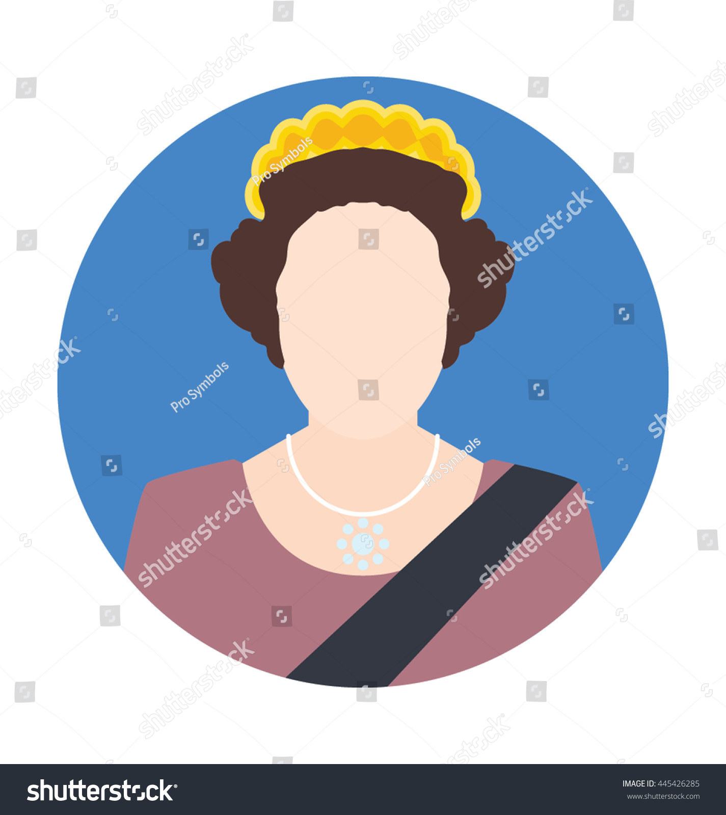 Elizabeth Vector Icon Stock Vector (Royalty Free) 445426285 | Shutterstock