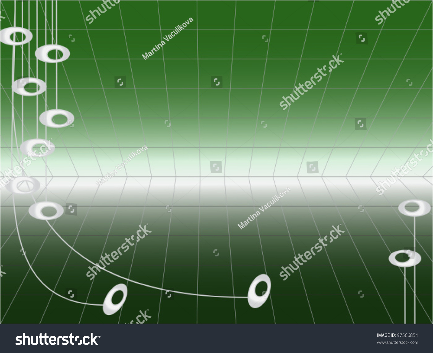Ellipse Green Abstract Background Vector Illustration Stock Vector ...