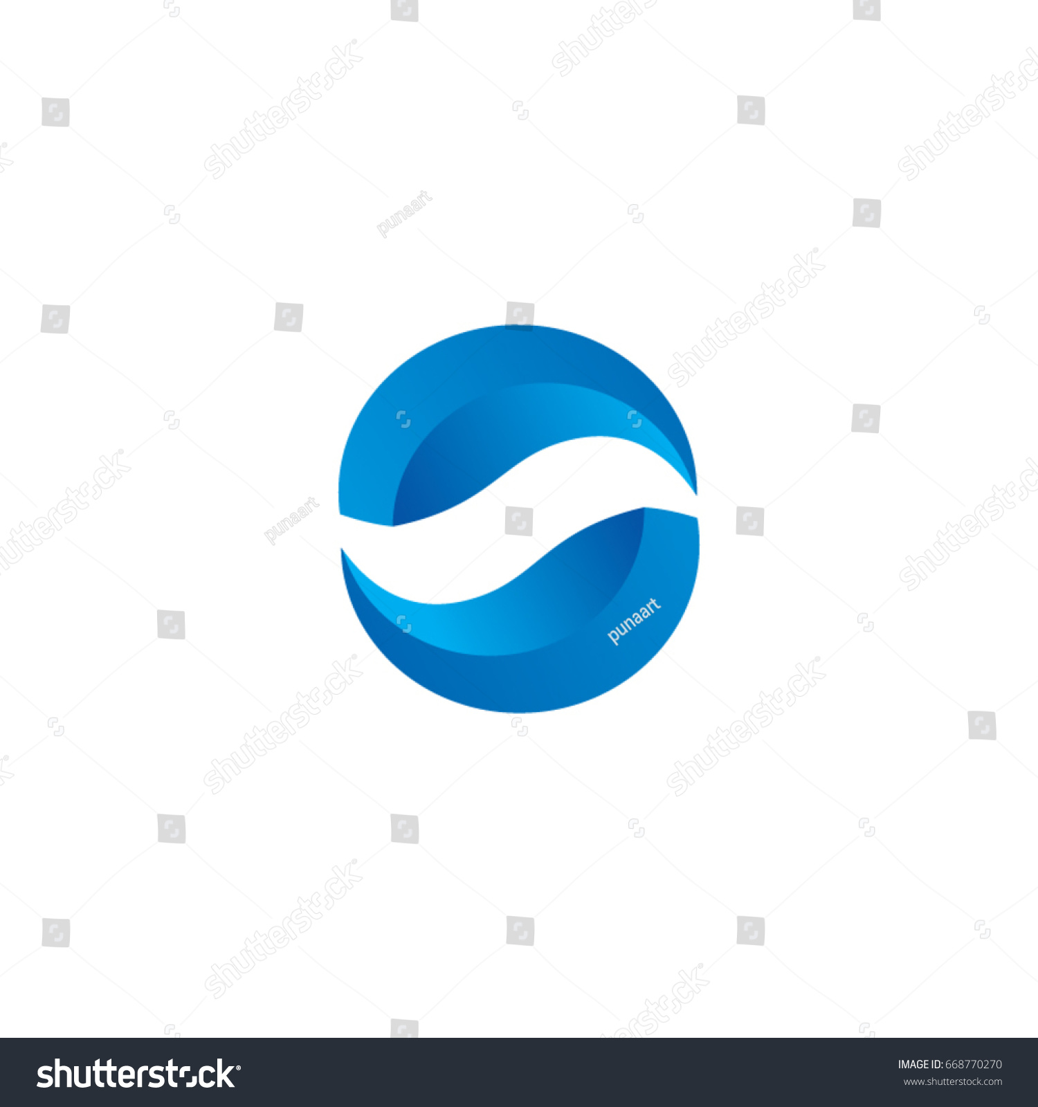 Ellipse Logo Stock Vector (Royalty Free) 668770270