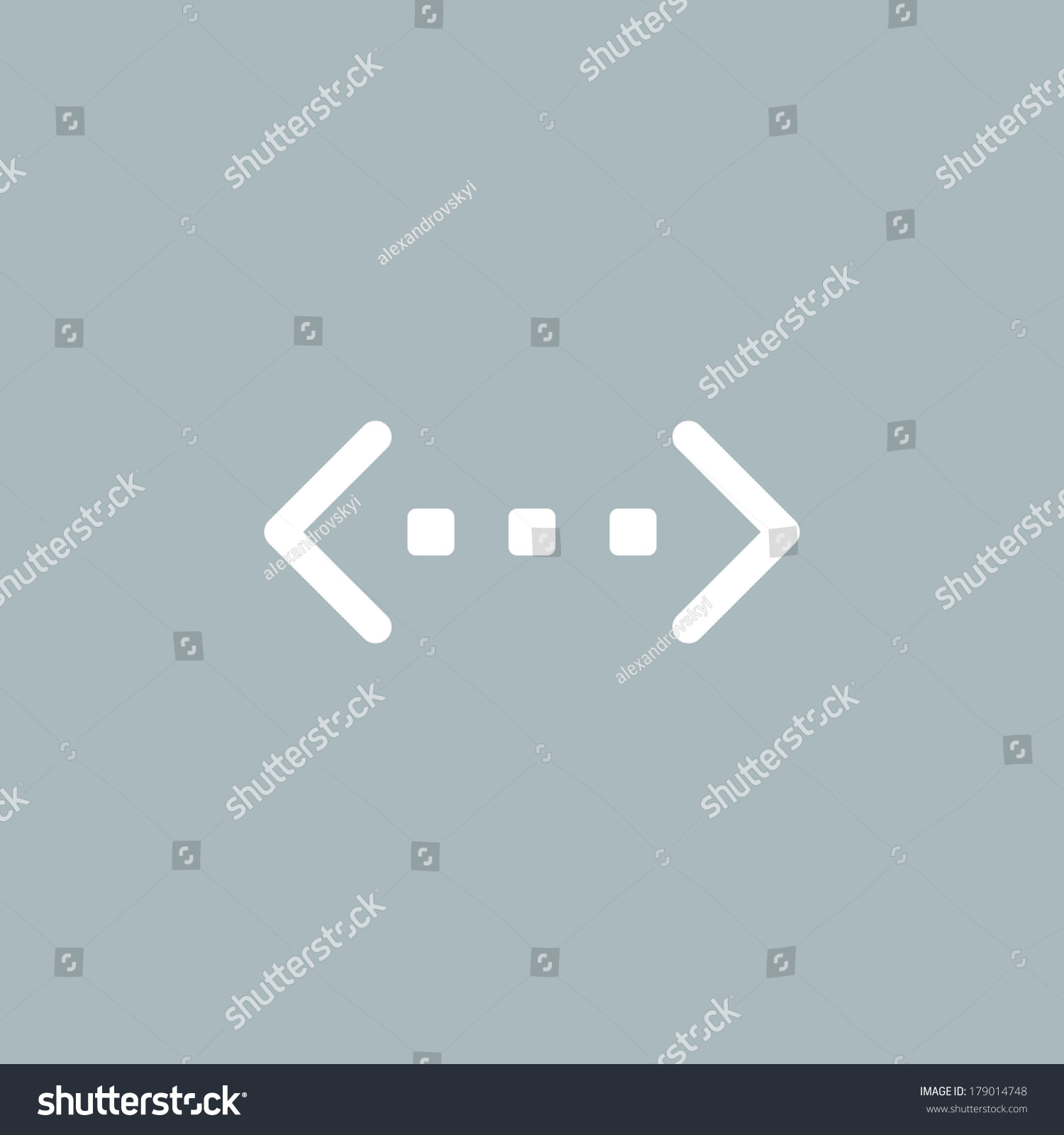 Ellipsis Icon Stock Vector (Royalty Free) 179014748 | Shutterstock