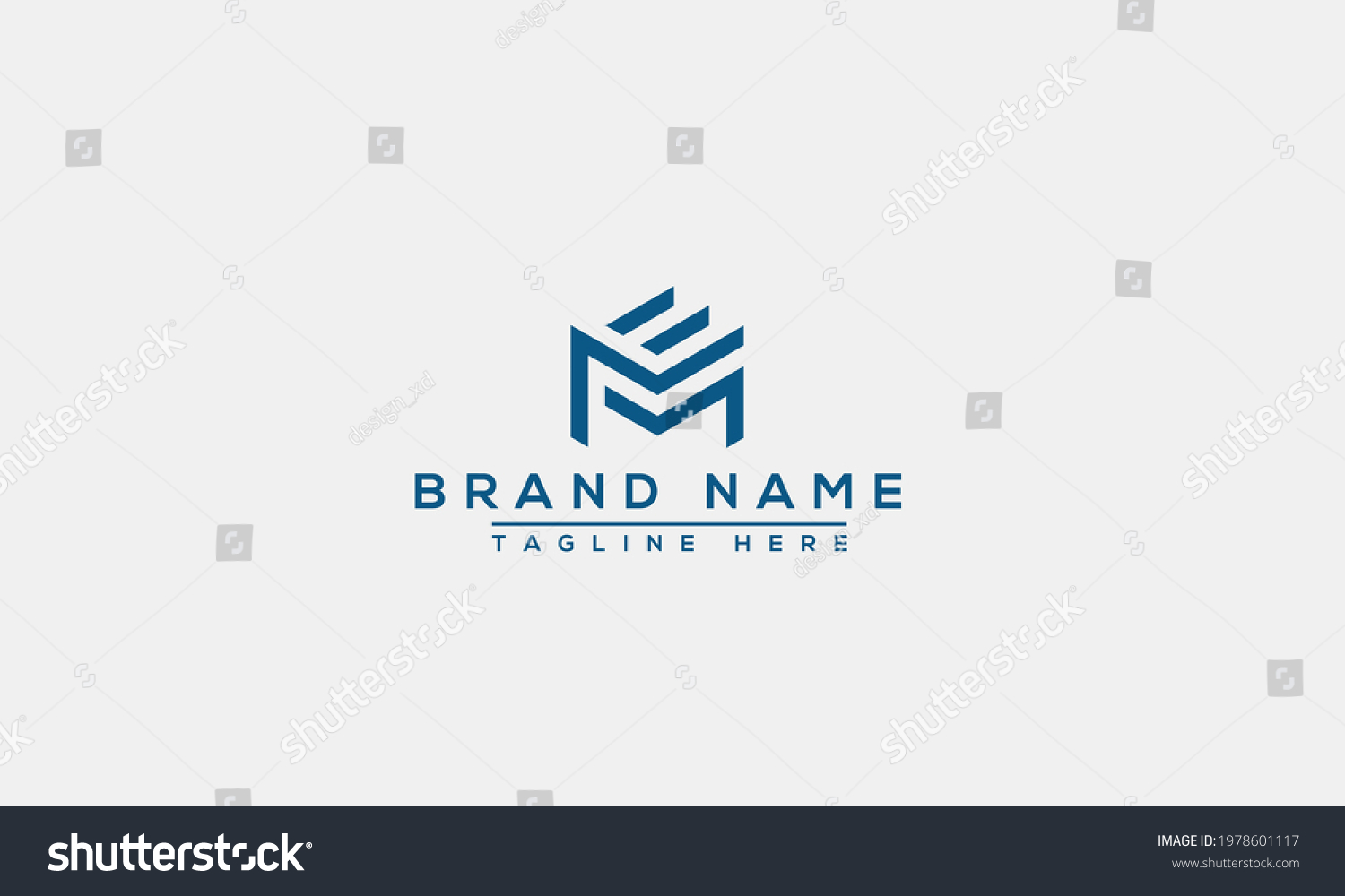 Em Logo Design Template Vector Graphic Stock Vector (Royalty Free ...