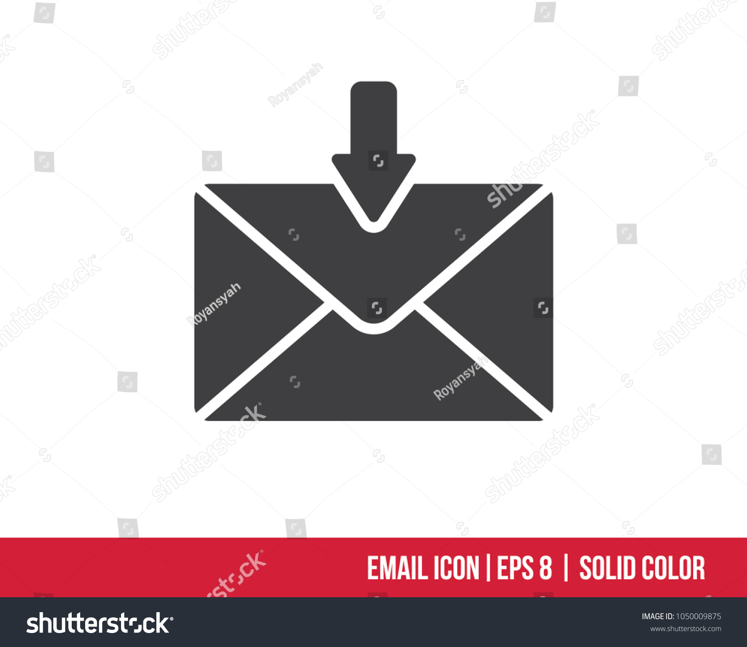Email Communication Icon Stock Vector (Royalty Free) 1050009875 ...