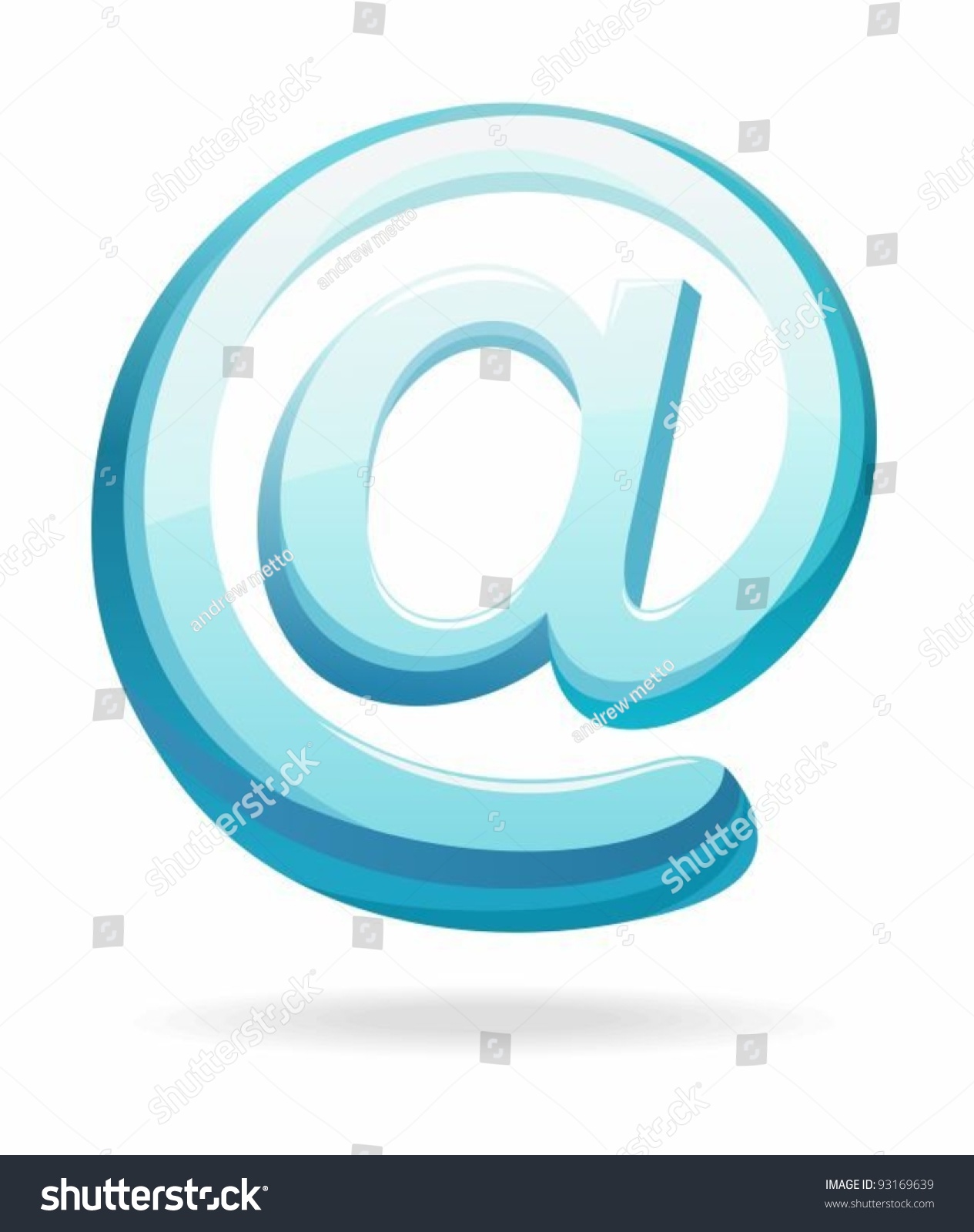 Email Sign Stock Vector (Royalty Free) 93169639