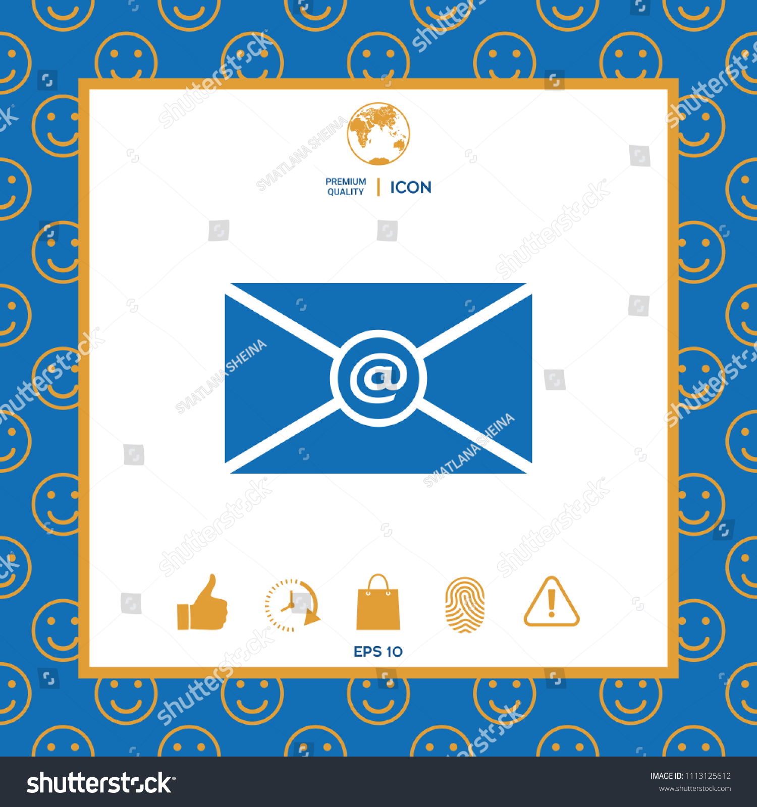 Email Symbol Icon Stock Vector (Royalty Free) 1113125612 | Shutterstock