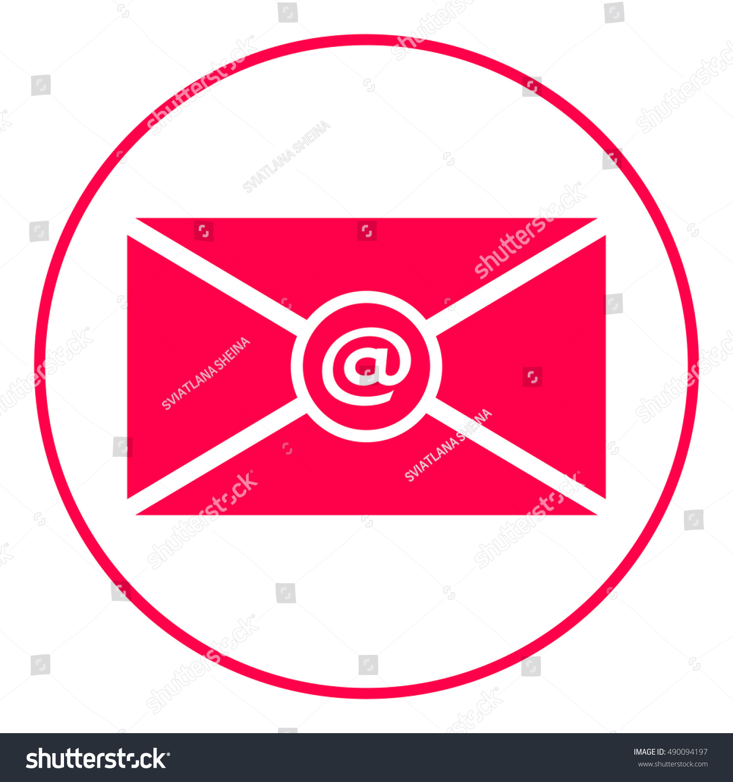 Email Symbol Icon Stock Vector (Royalty Free) 490094197 | Shutterstock