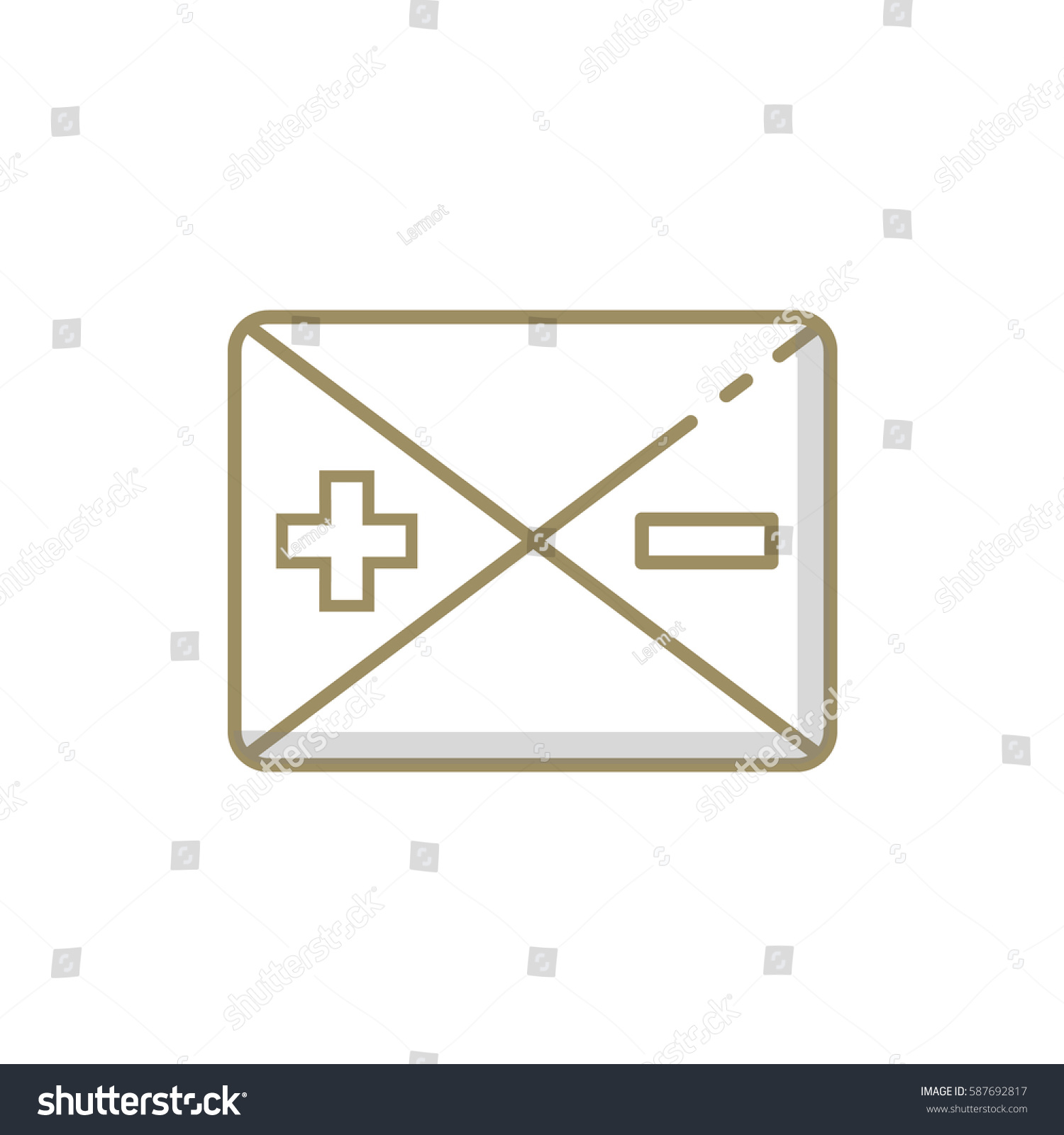 Email Plus Minus Stock Vector (Royalty Free) 587692817 | Shutterstock