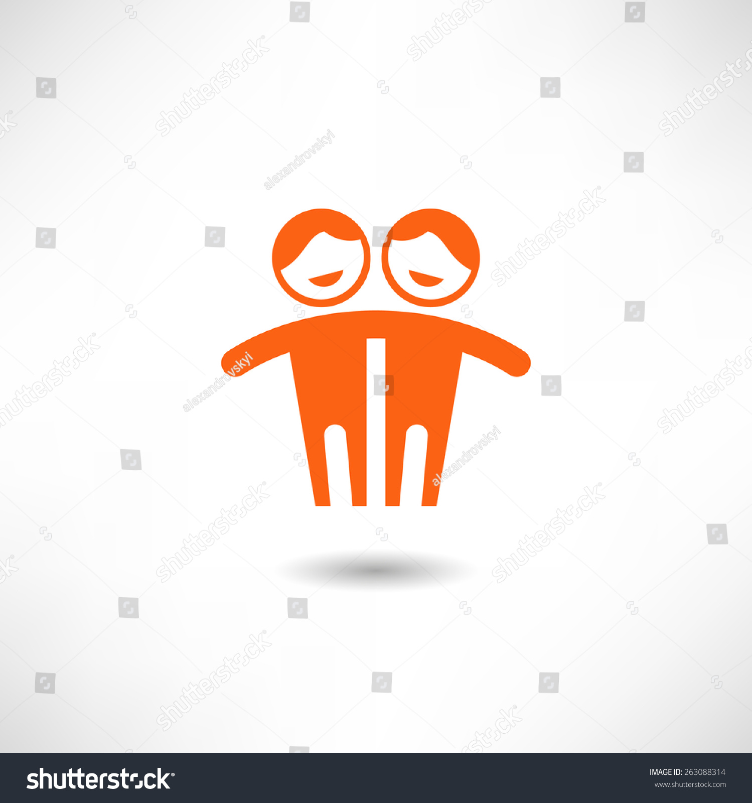 Embrace Icon Stock Vector (Royalty Free) 263088314 - Shutterstock