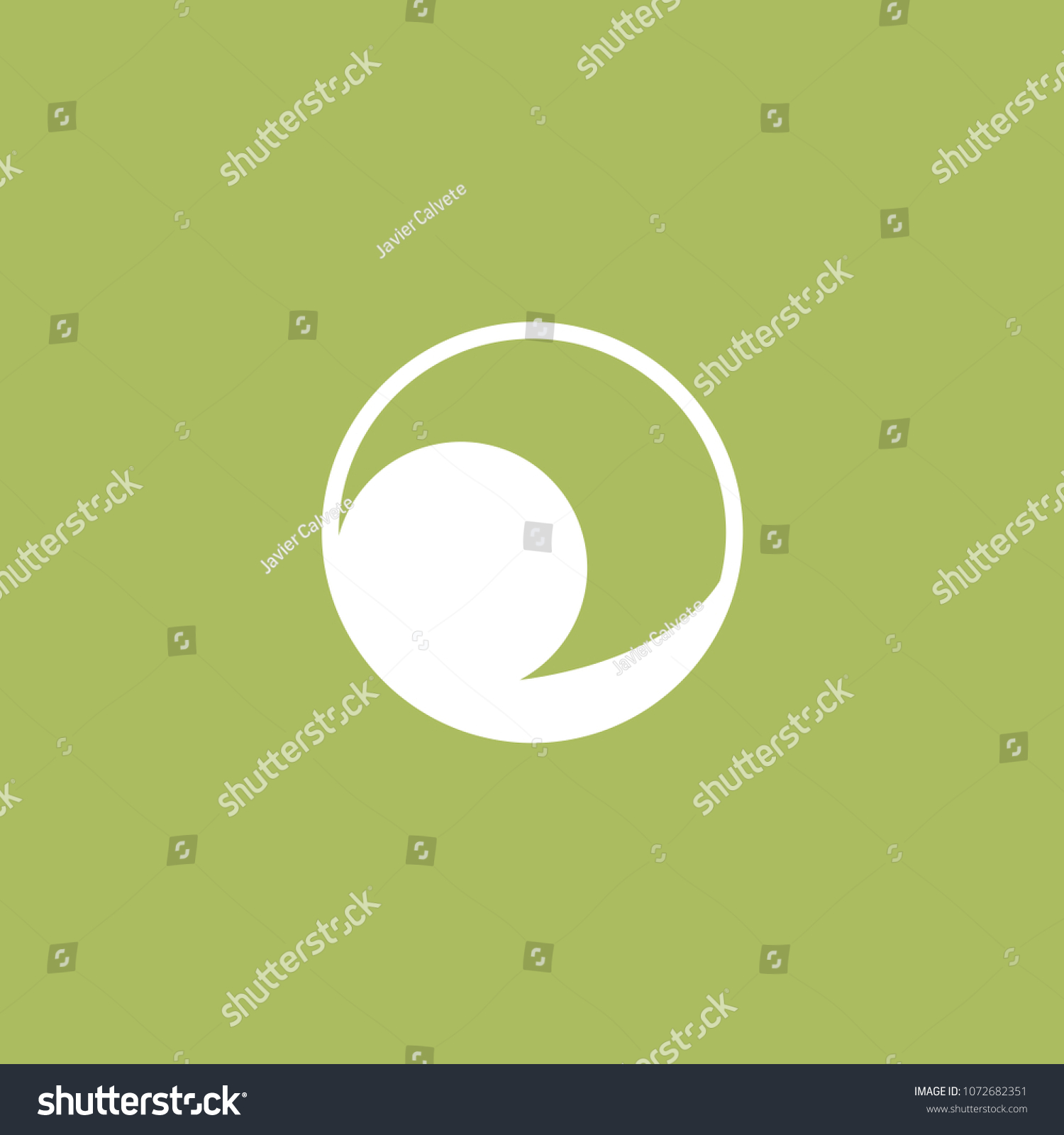 Embryo Logo Inside Spherical Circle: vetor stock (livre de direitos ...
