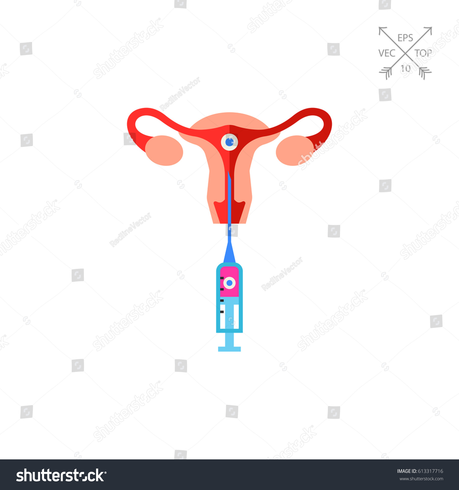 Embryo Transfer Icon Stock Vector (Royalty Free) 613317716 | Shutterstock