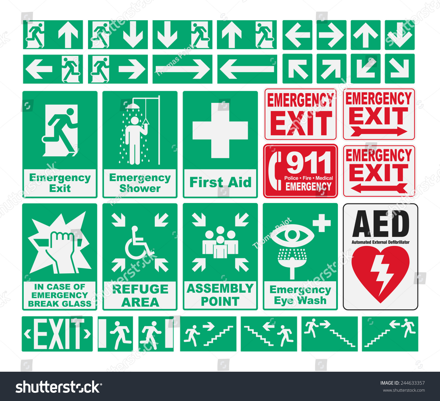 494 Emergency area signage Images, Stock Photos & Vectors | Shutterstock