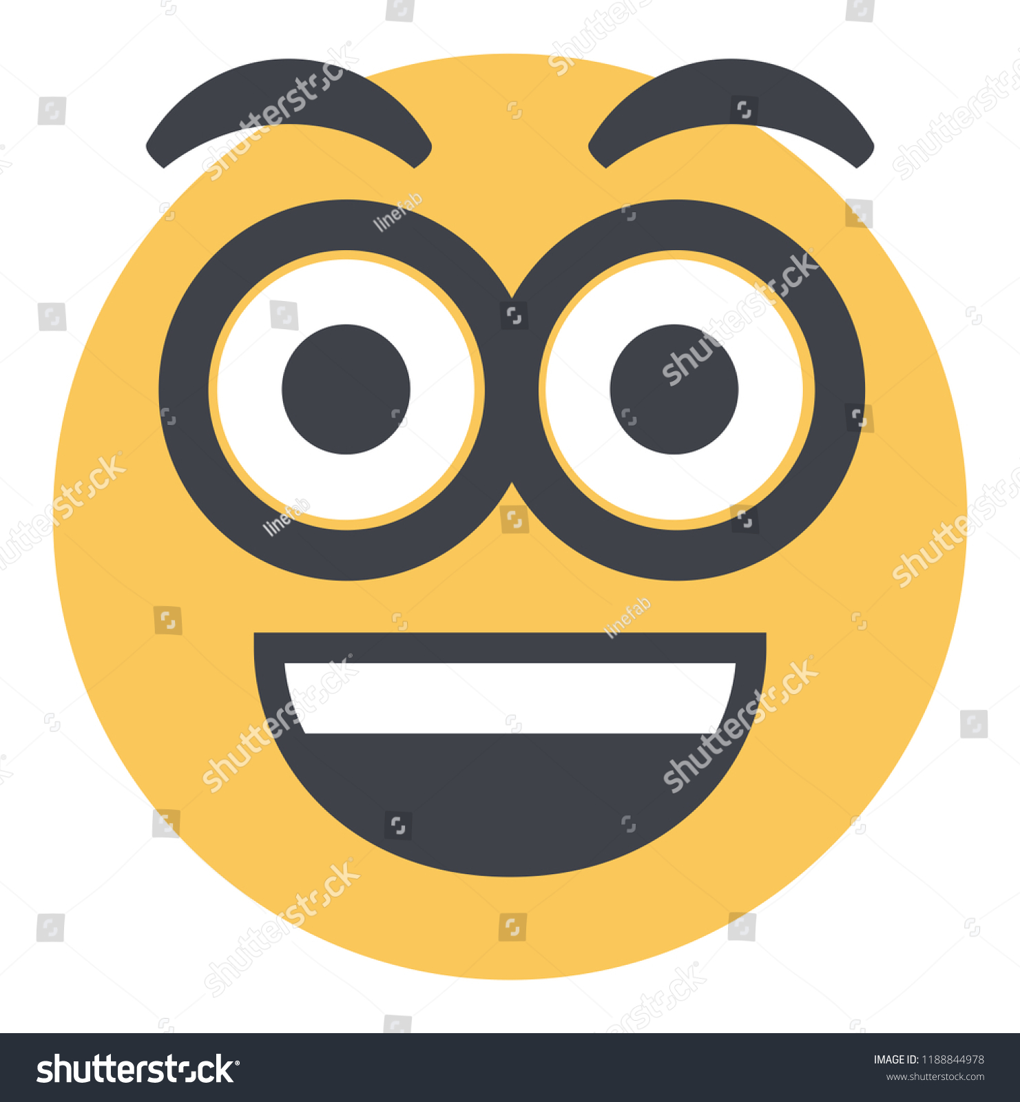 Emoji Face Vector Stock Vector (Royalty Free) 1188844978 | Shutterstock