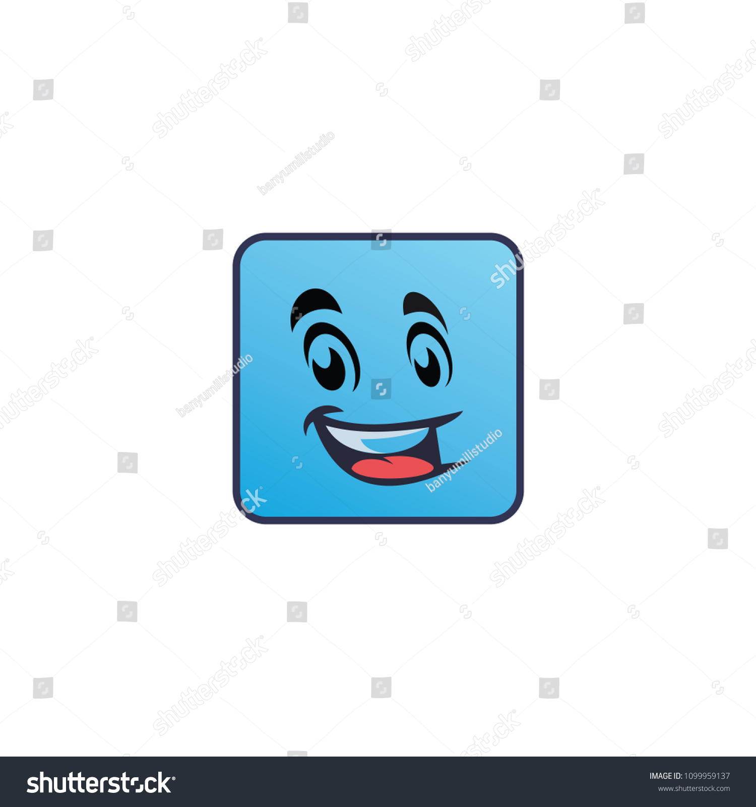 Emoji Logo Template Stock Vector (Royalty Free) 1099959137 | Shutterstock