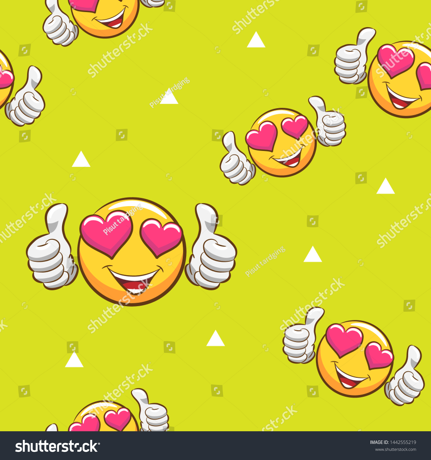 Emoji Vector Pattern Graphic Design Stock Vector (Royalty Free ...