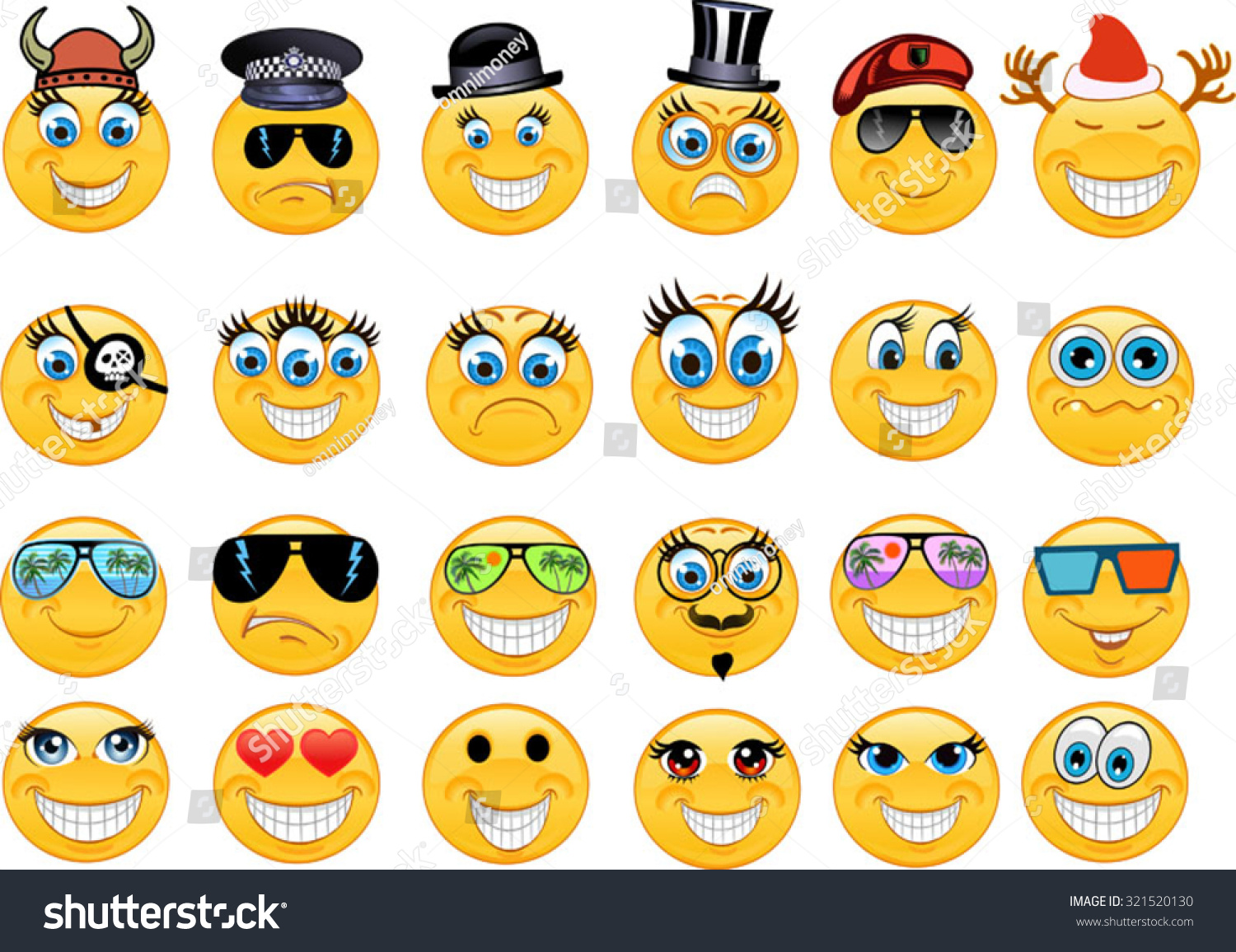 Emoticon: เวกเตอร์สต็อก (ปลอดค่าลิขสิทธิ์) 321520130 | Shutterstock