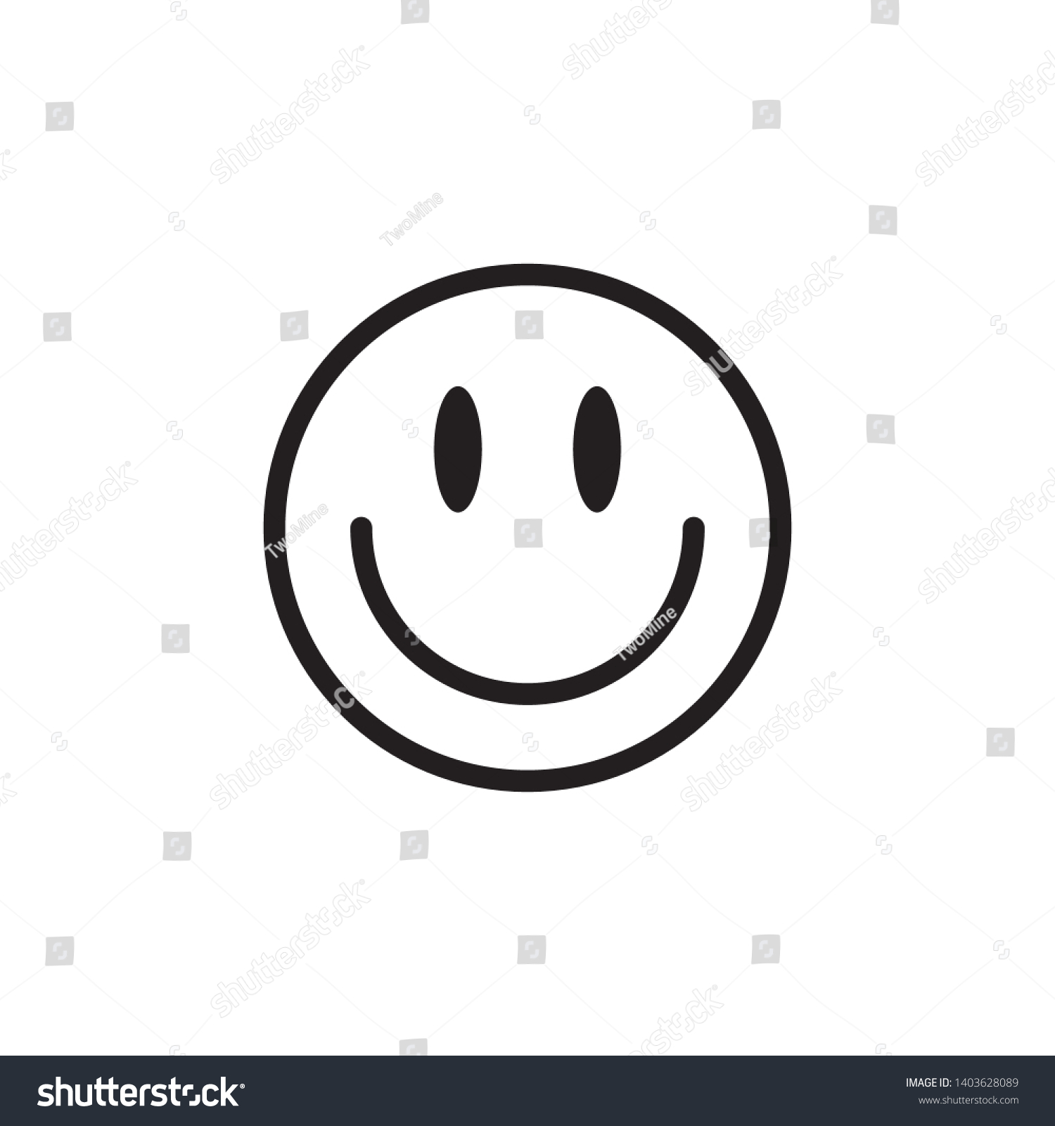 Emoticon Icon Logo Vector Design Template Stock Vector (Royalty Free ...