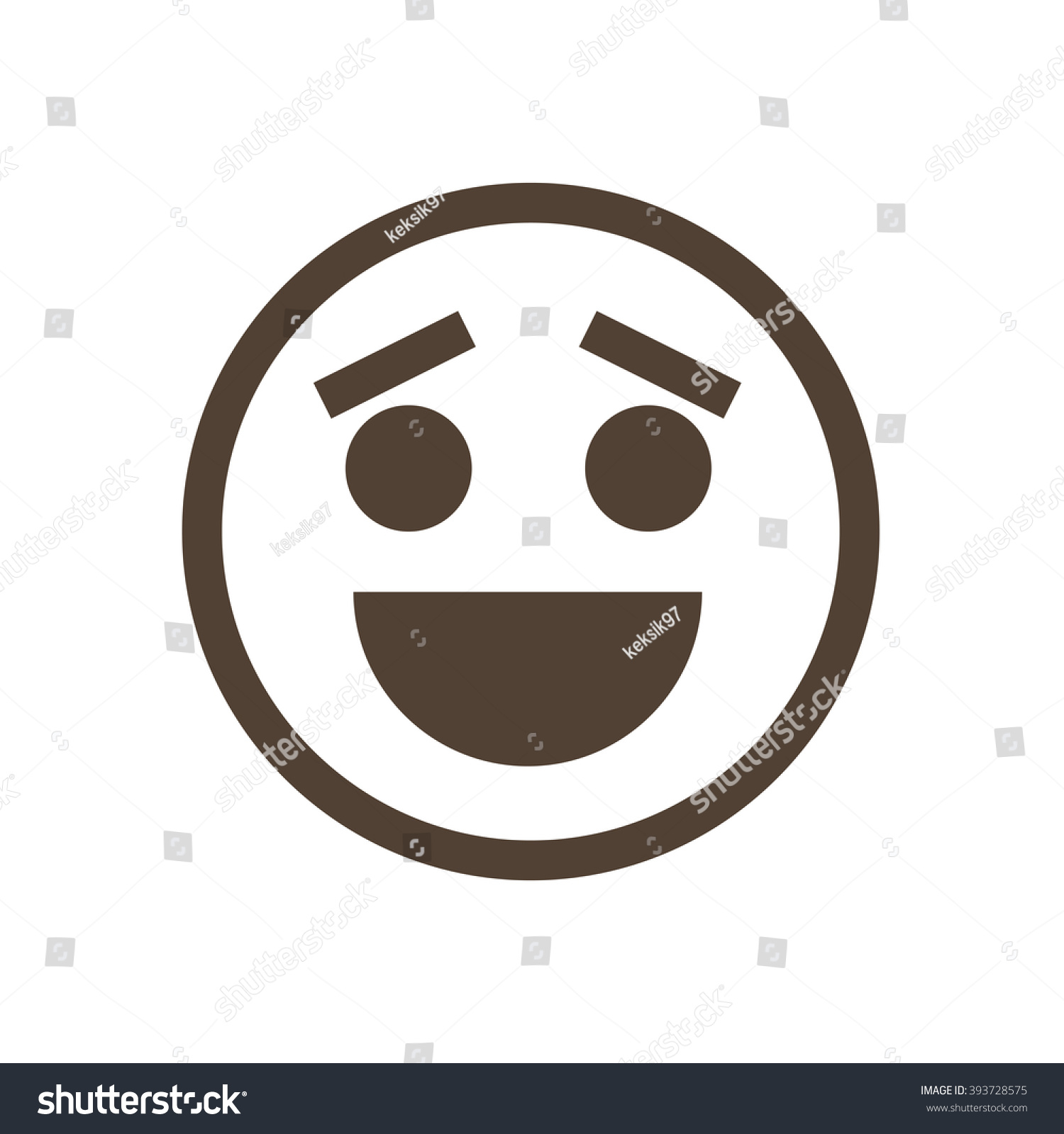 Emoticon Laughing Stock Vector (Royalty Free) 393728575 | Shutterstock