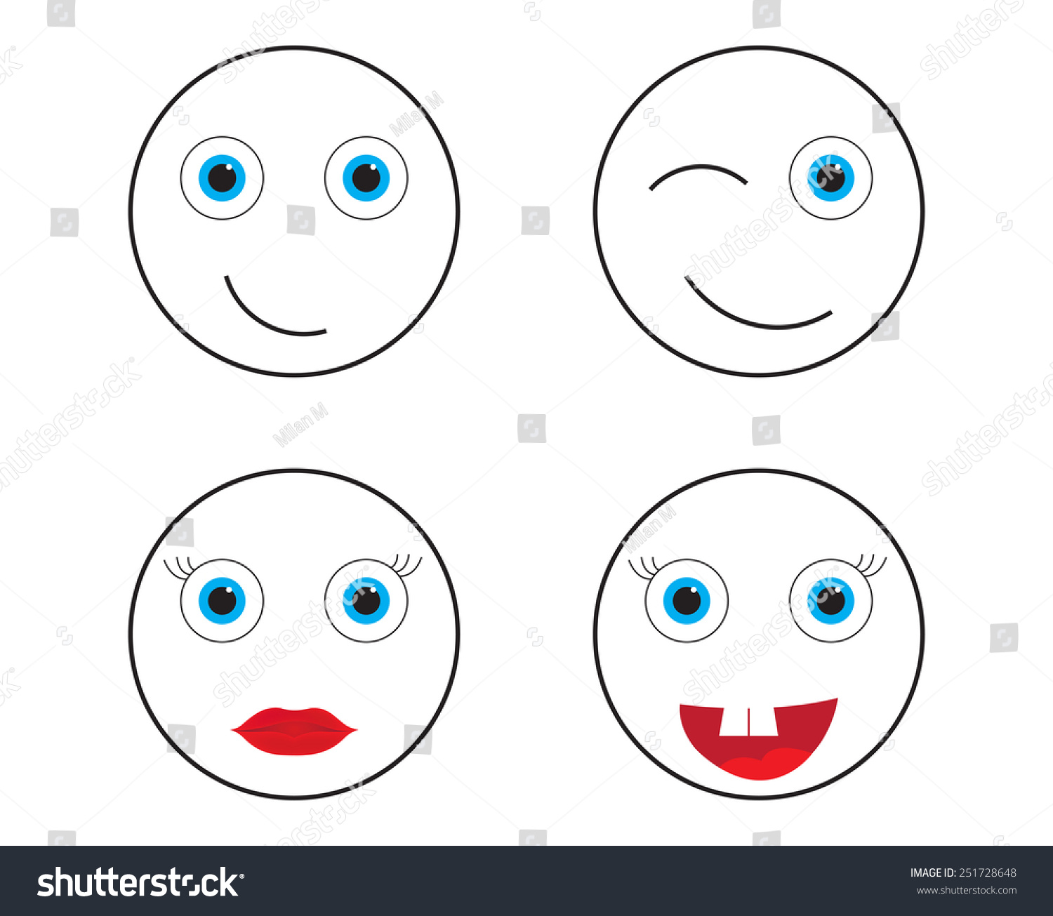 Emoticons Icon Set Emoticon Vector Illustration Stock Vector (Royalty ... Emoticons Icon Set Emoticon Vector Illustration Stock Vector (Royalty ...