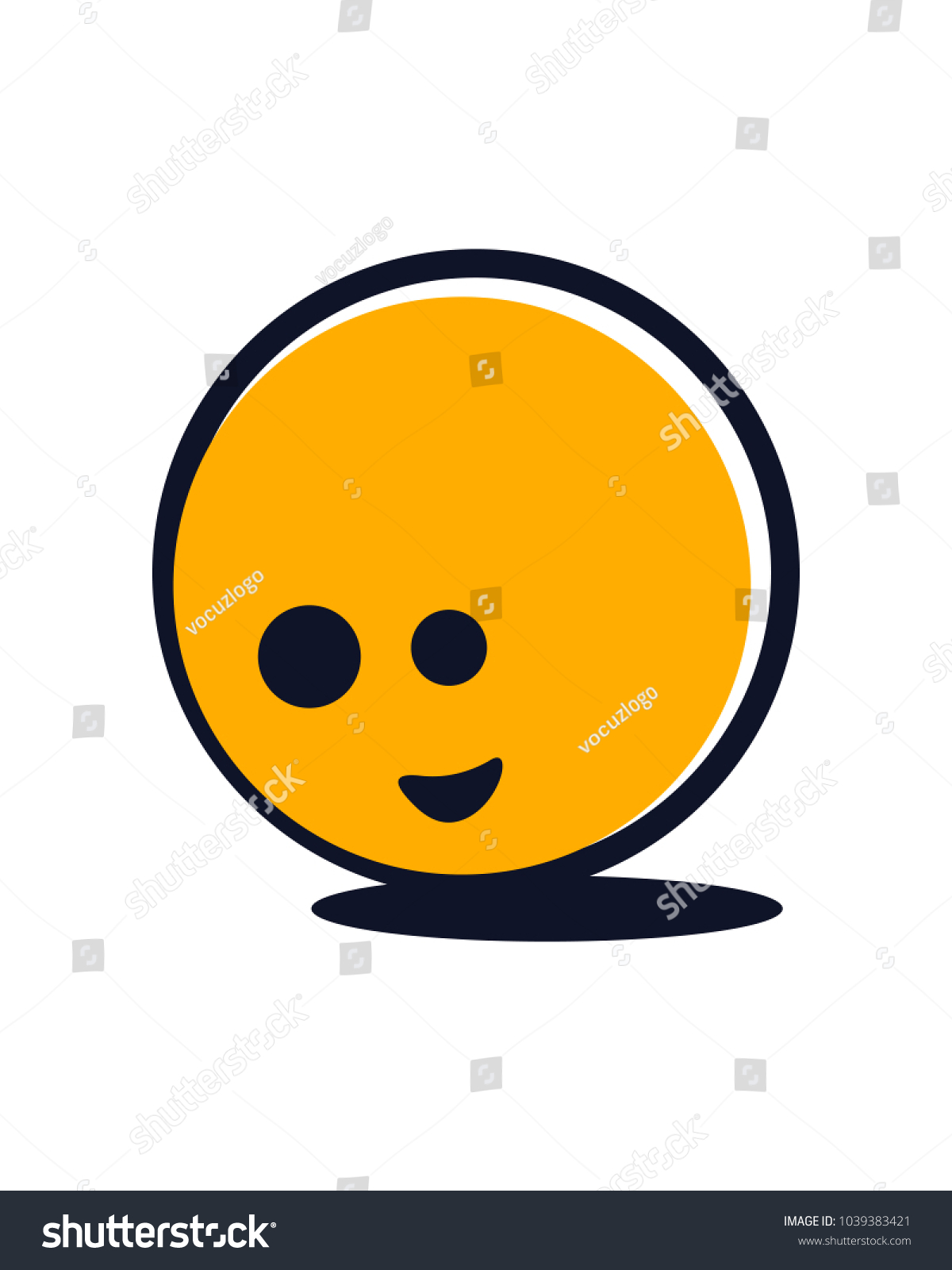 Emotion Logo Template Stock Vector (Royalty Free) 1039383421