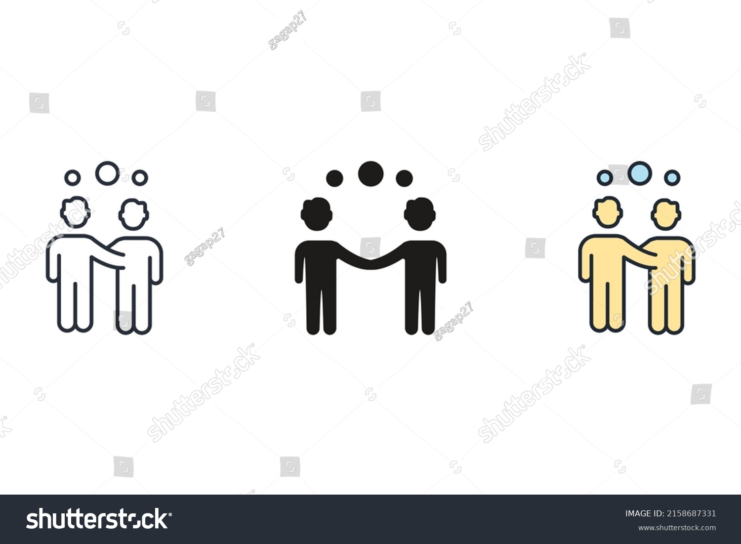 Empathy Icons Symbol Vector Elements Infographic Stock Vector (Royalty ...