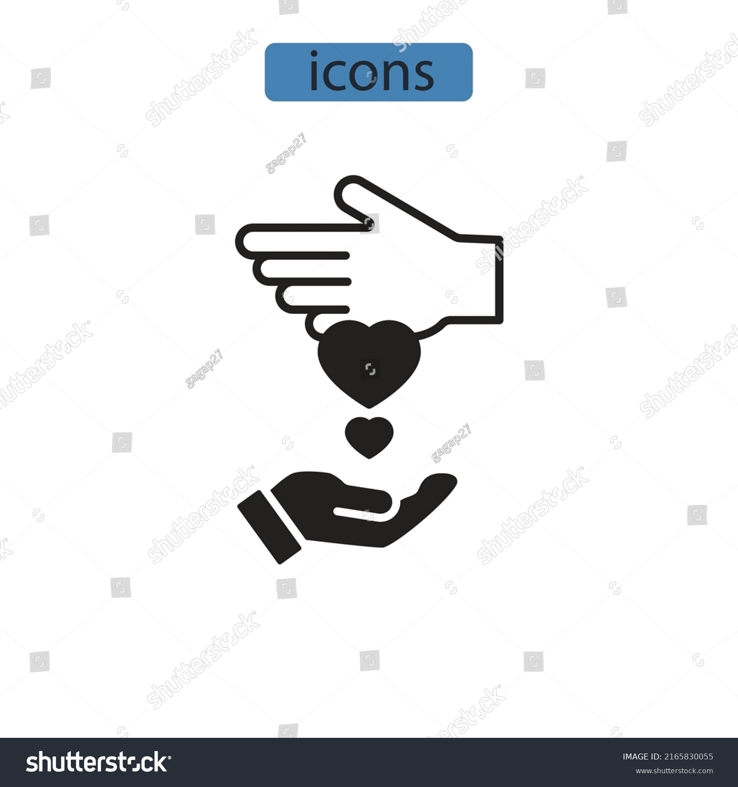 Empathy Icons Symbol Vector Elements Infographic Stock Vector (Royalty ...