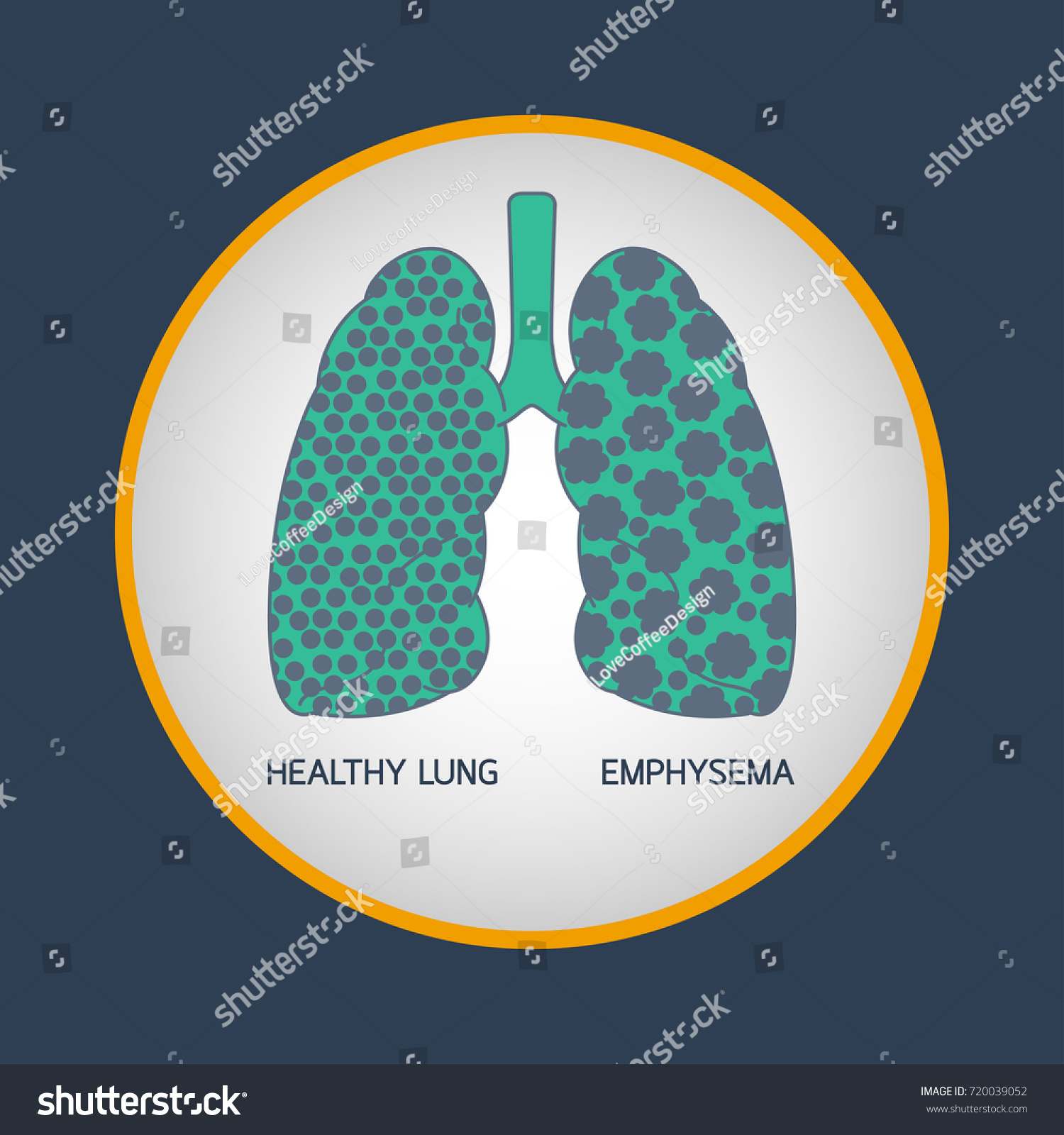 Emphysema Vector Logo Icon Illustration Stock Vector (Royalty Free ...