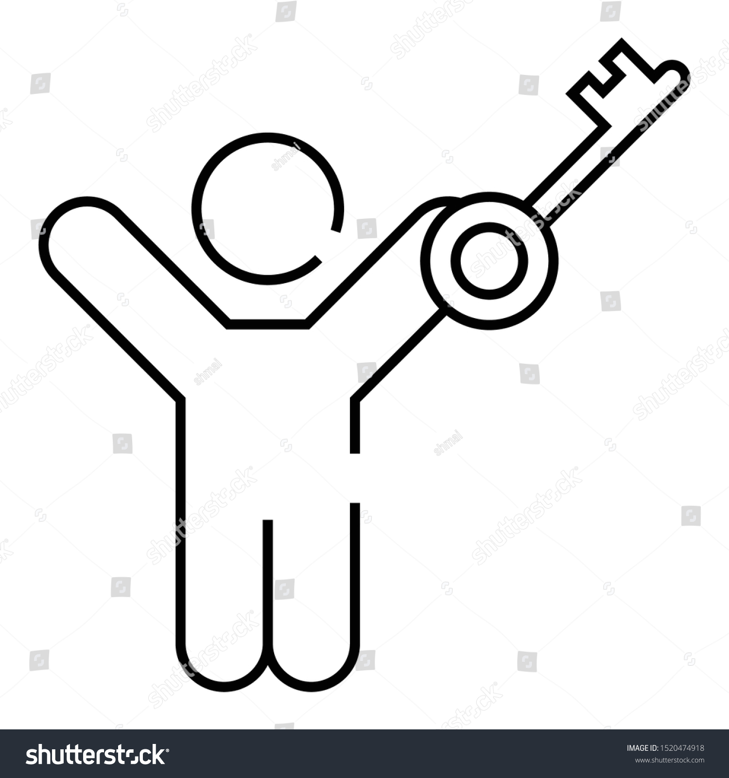 Employee Customer Sucess Program Vector Man Stock Vector (Royalty Free ...