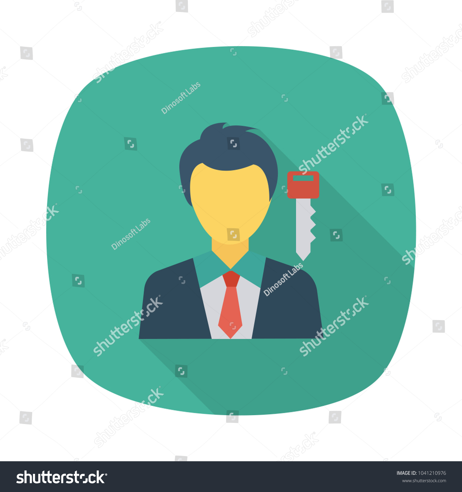 Employee Key Avatar Stock Vector (Royalty Free) 1041210976 | Shutterstock