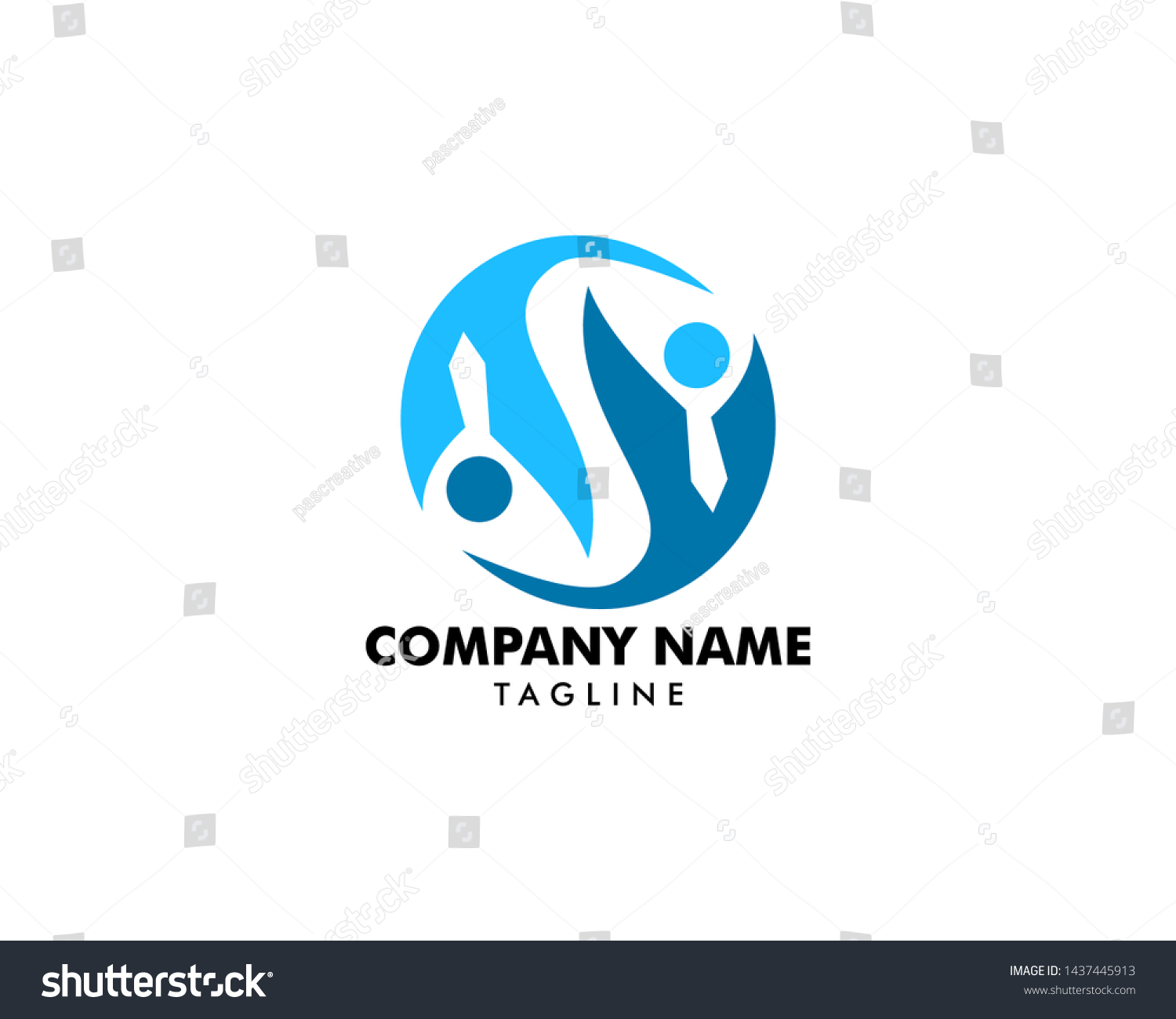 Employee Logo Template Design Vector Stock Vector (Royalty Free ...