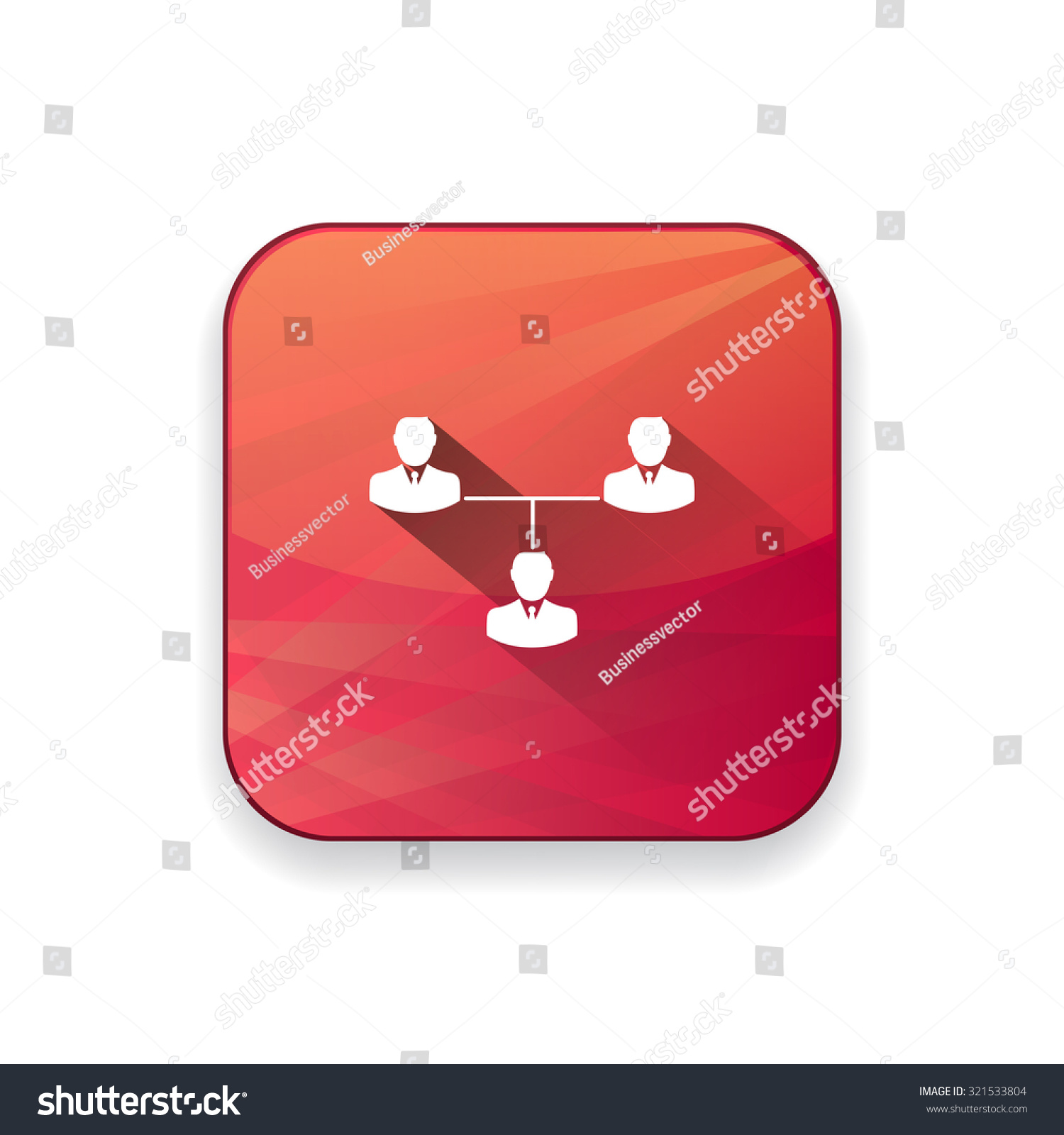 Employee Network Icon Stock Vector (Royalty Free) 321533804