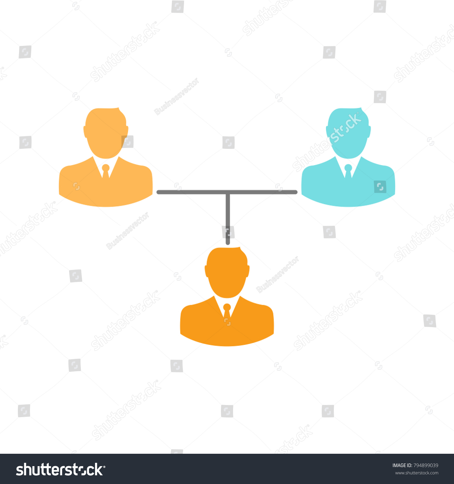 Employee Network Icon Stock Vector (Royalty Free) 794899039 | Shutterstock