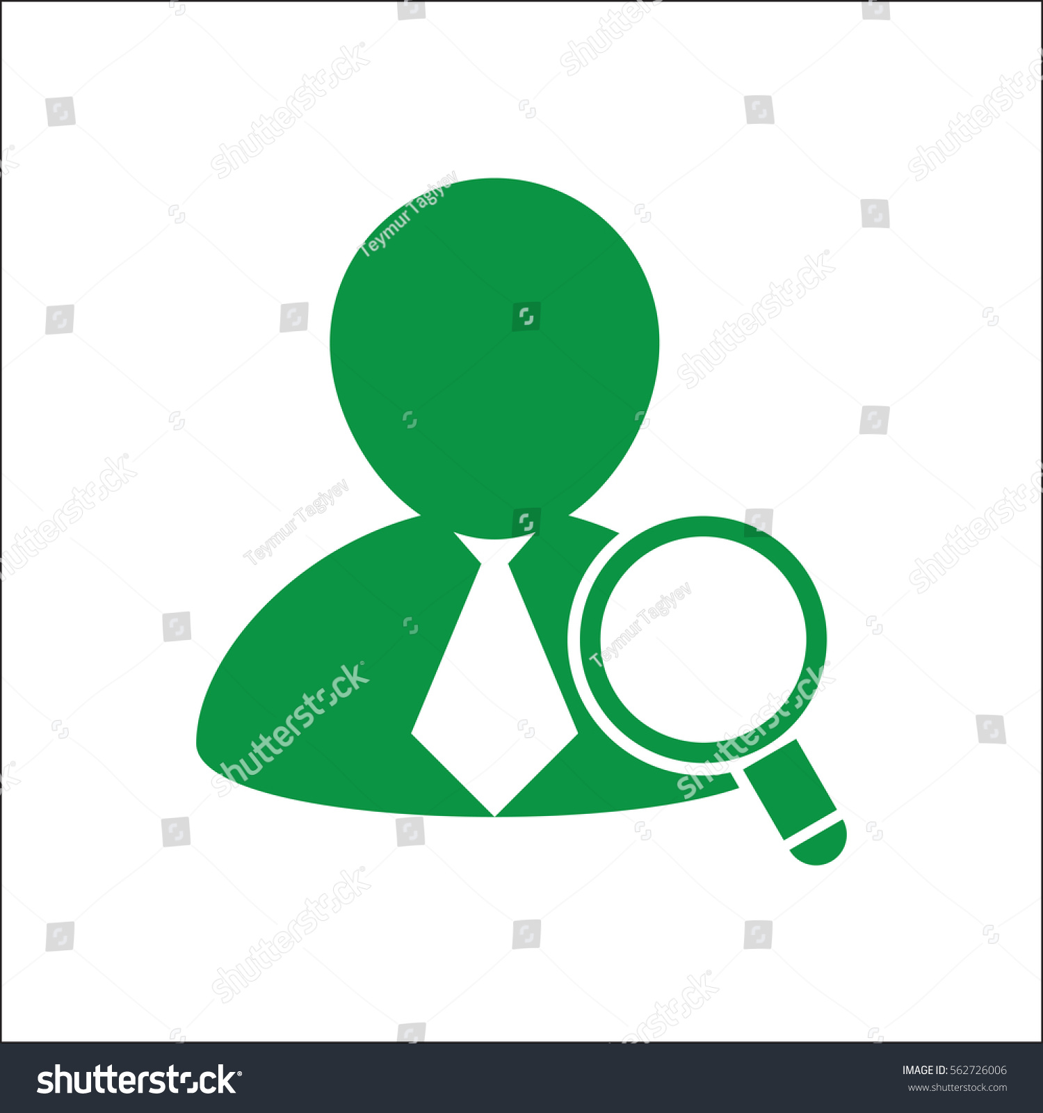 Employee On White Background Stock Vector (Royalty Free) 562726006 ...