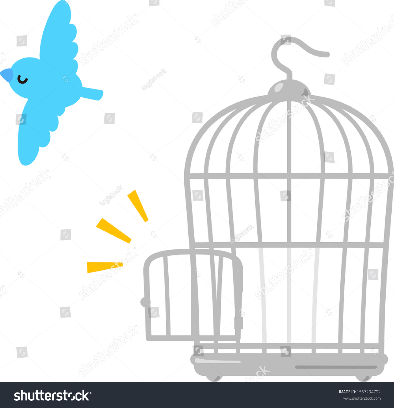 6,393 Bird cage cartoon Images, Stock Photos & Vectors | Shutterstock