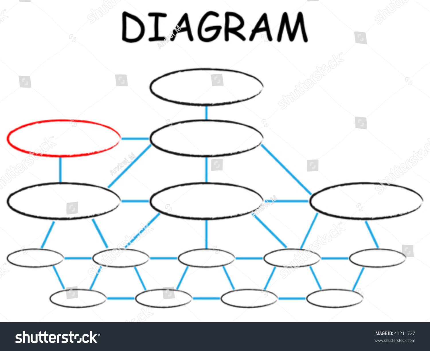 Empty Diagram Vector Illustration Stock Vector (Royalty Free) 41211727