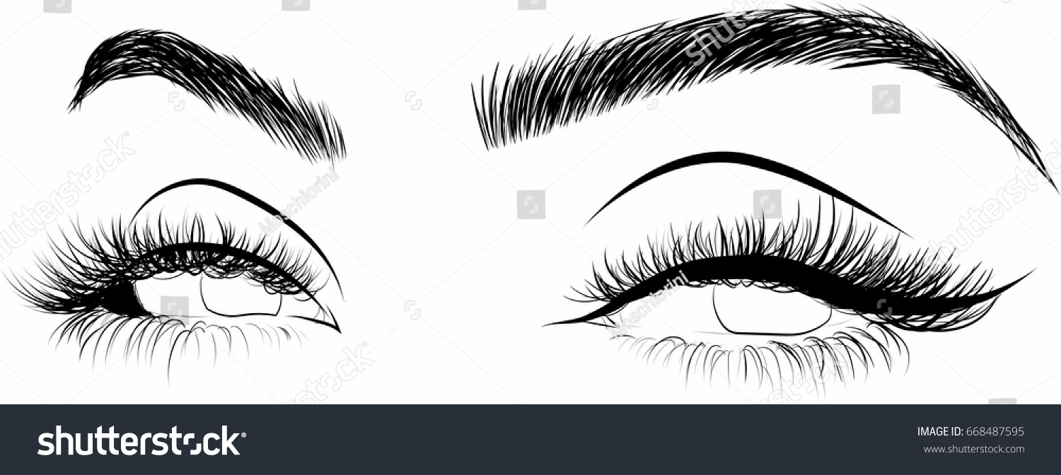Empty Eye Look Illustration Stock Vector (Royalty Free) 668487595 ...