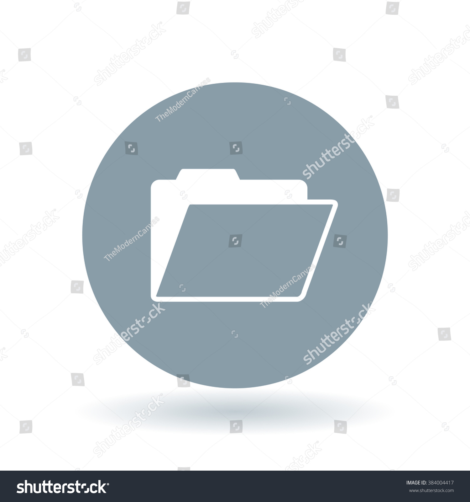 Empty Folder Icon File Folder Sign: Vector có sẵn (miễn phí bản quyền ...