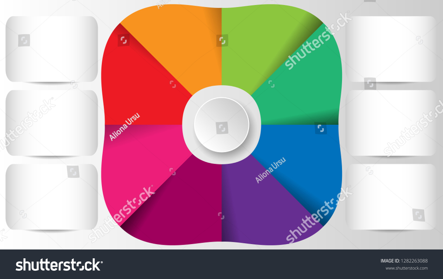 Empty Infographic Blank Template Vector Design Stock Vector (Royalty ...