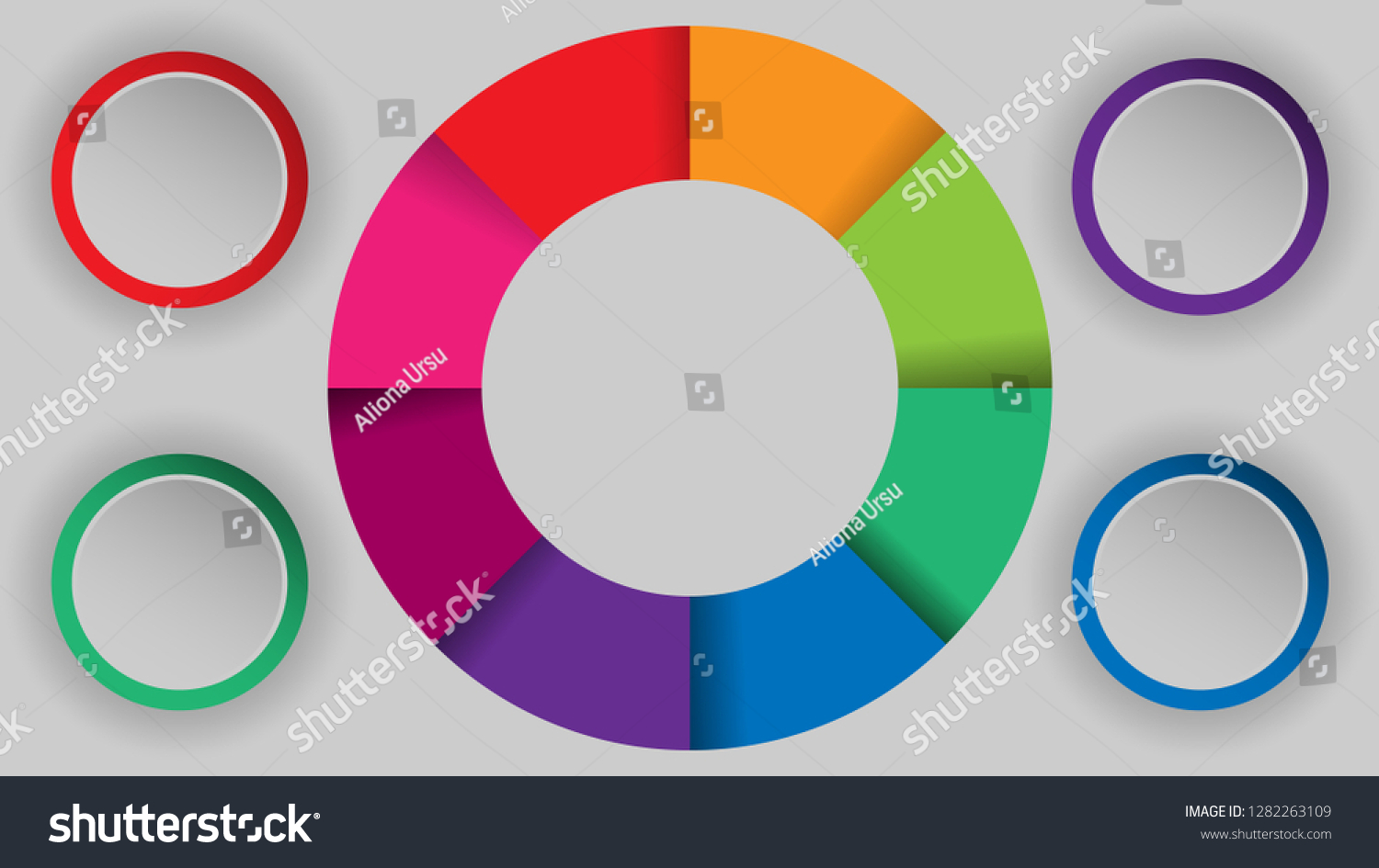 Empty Infographic Blank Template Vector Design Stock Vector (Royalty ...