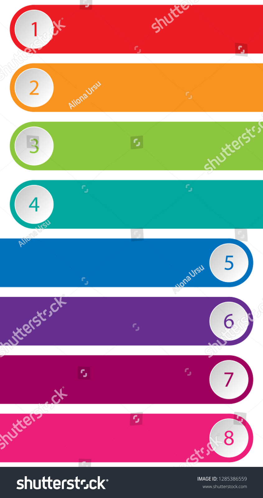 Empty Infographic Blank Template Vector Design Stock Vector (Royalty ...