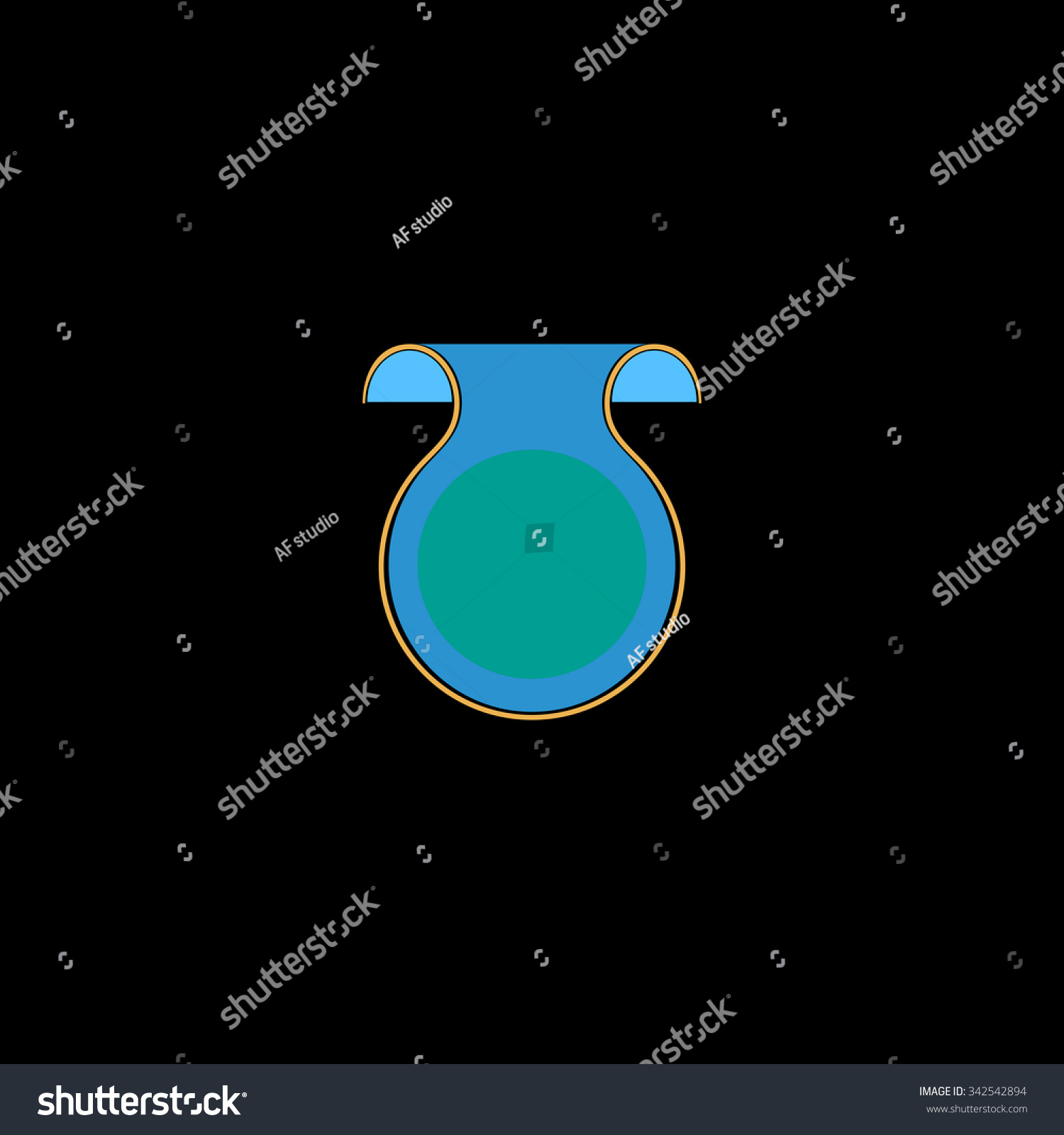 Empty Label Design Color Vector Icon Stock Vector (Royalty Free ...