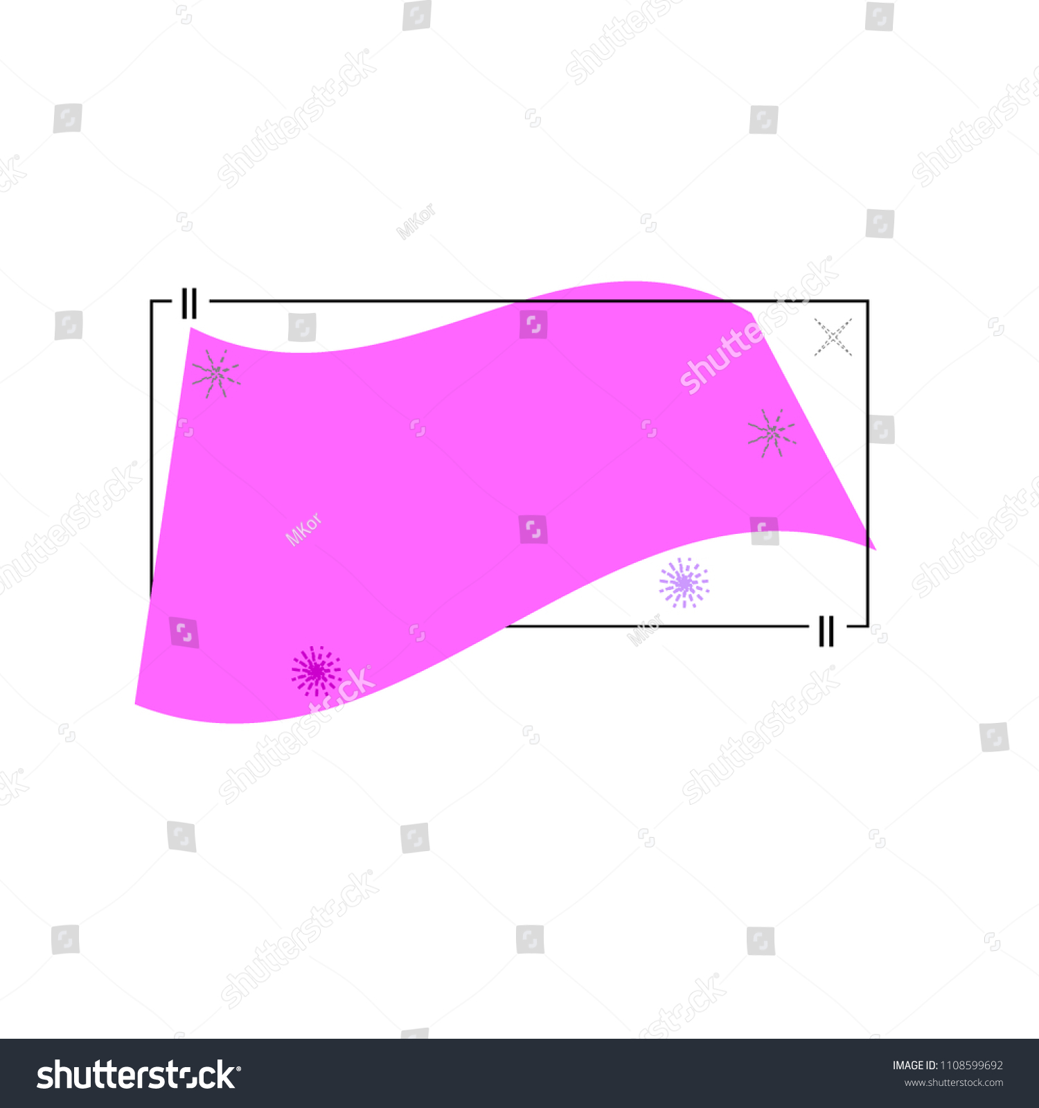 Empty Pink Quote Template Quotation Speech Stock Vector (Royalty Free ...