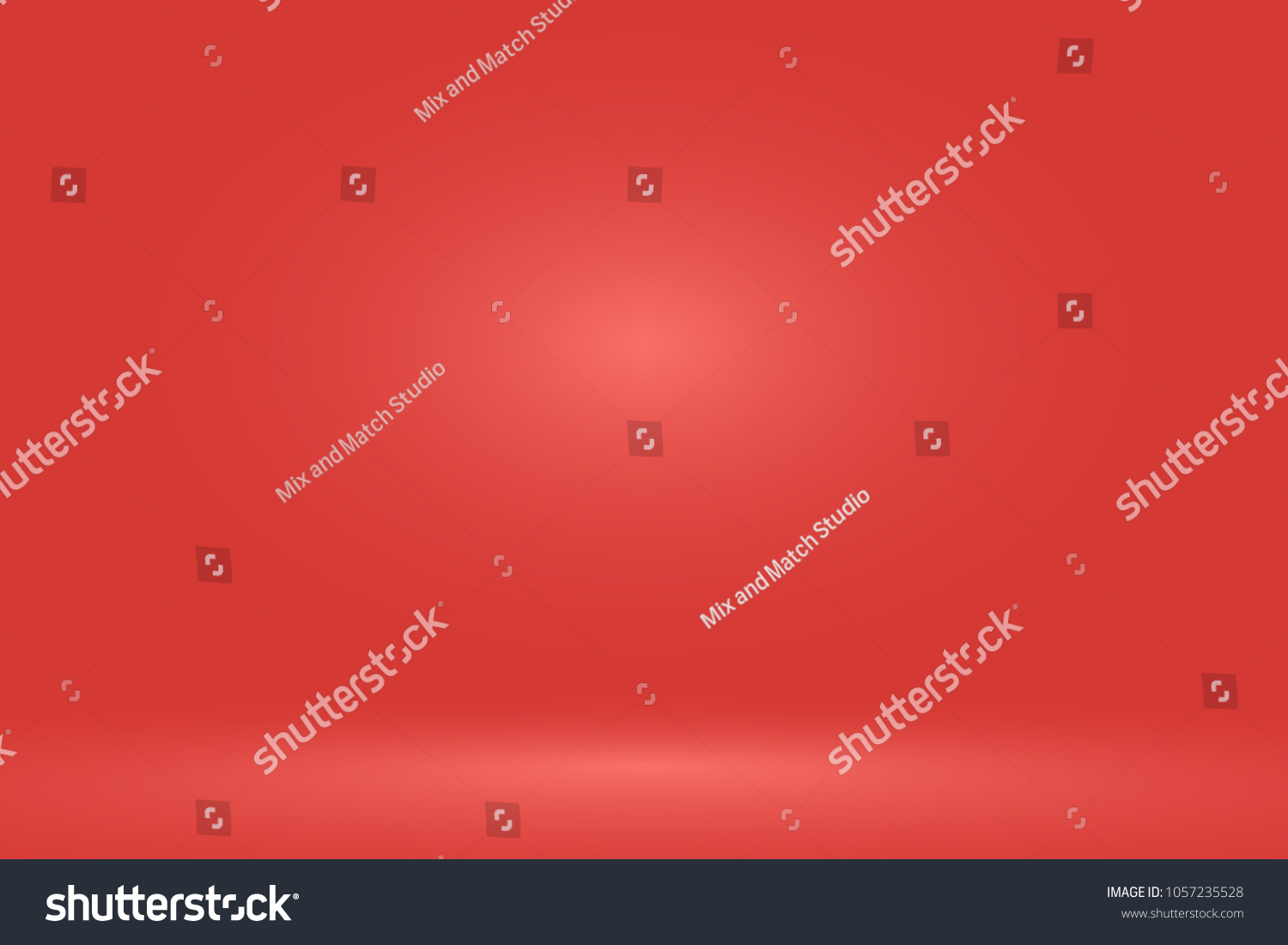 Empty Red Studio Room Background Vector Stock Vector (Royalty Free ...