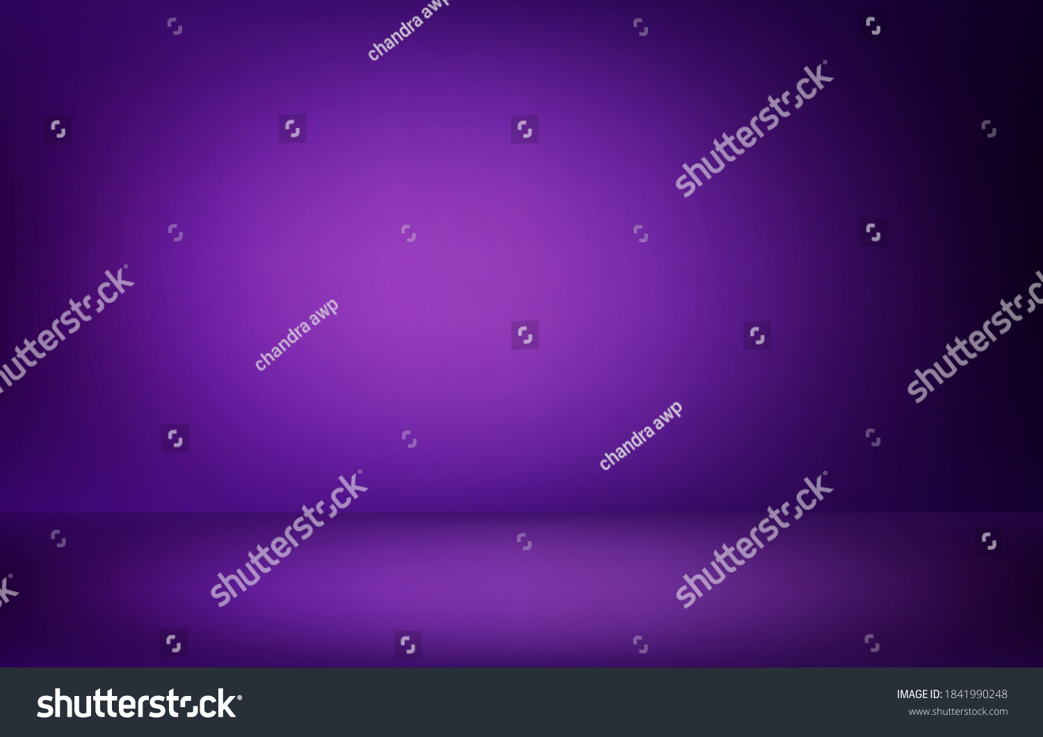 Empty Room Background Purple Color Vector Stock Vector (Royalty Free ...
