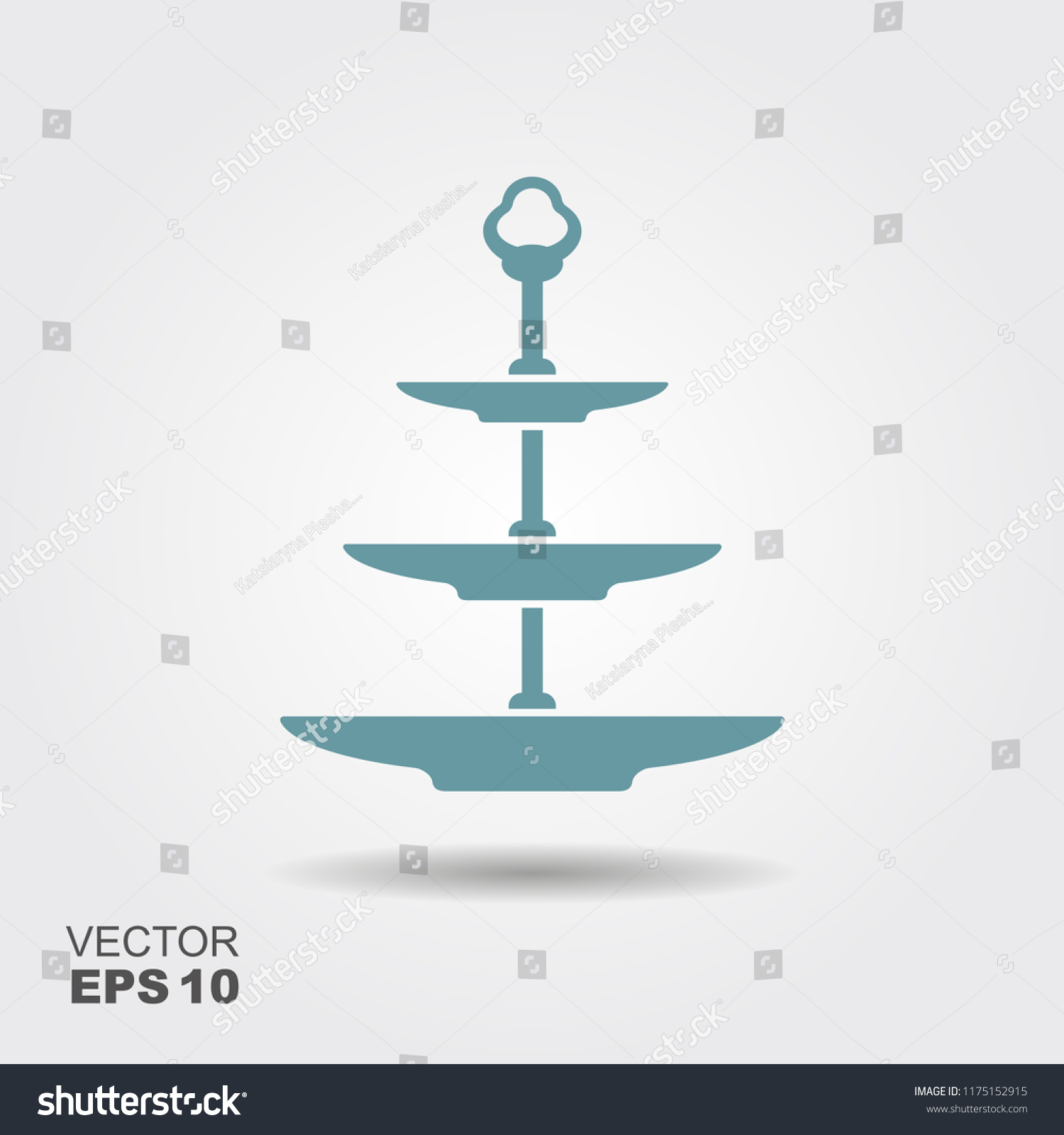 Three tiered platter Images, Stock Photos & Vectors | Shutterstock