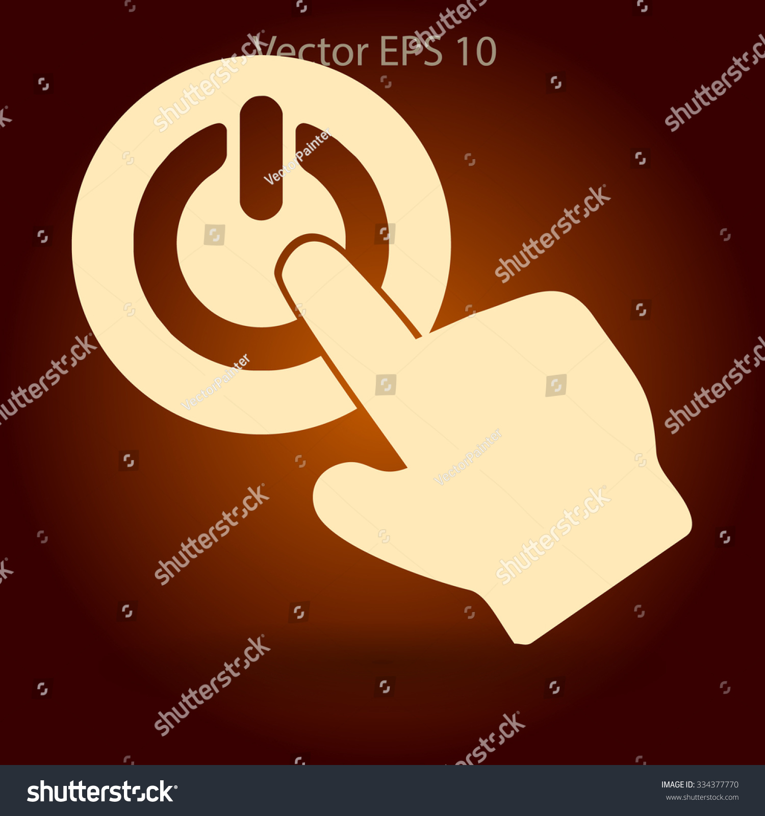 Enable Button Turn Off Picture Stock Vector (Royalty Free) 334377770 Enable Button Turn Off Picture Stock Vector (Royalty Free) 334377770