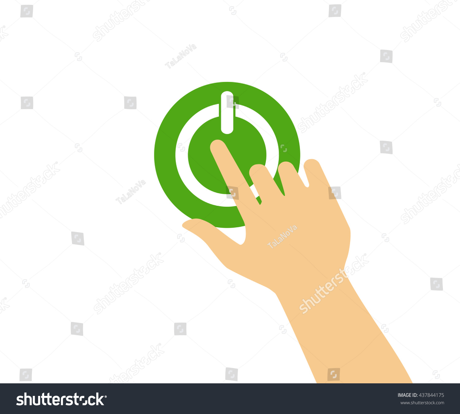 Enable Button Turn Off Picture Stock Vector (Royalty Free) 437844175 ... Enable Button Turn Off Picture Stock Vector (Royalty Free) 437844175 ...