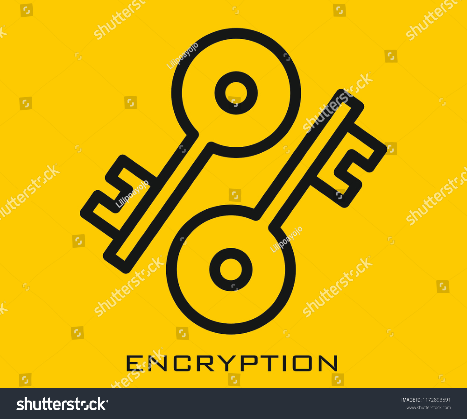 Encryption Icon Signs Stock Vector (Royalty Free) 1172893591 | Shutterstock