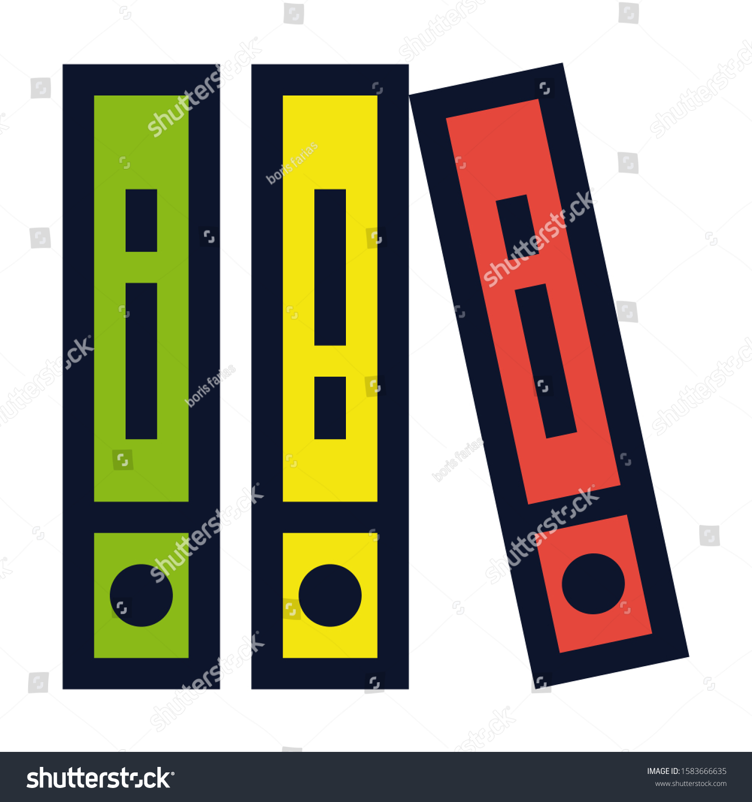 Encyclopedia Books Simple Vector Color Icon Stock Vector (Royalty Free ...